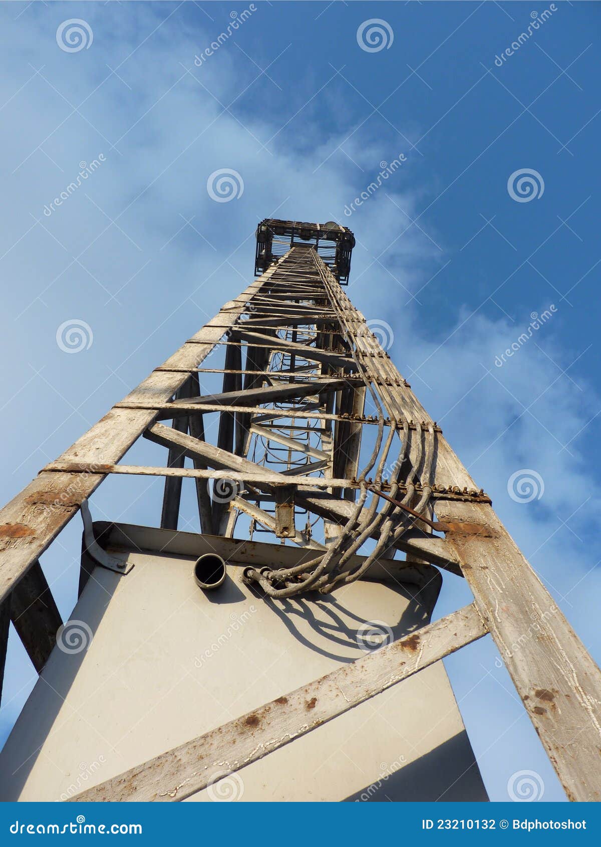 Lattice pole base view stock photo. Image of tall, lattice - 23210132