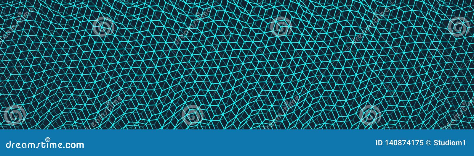 Lattice Structure. Science or Technology Background. Graphic Design. 3d ...