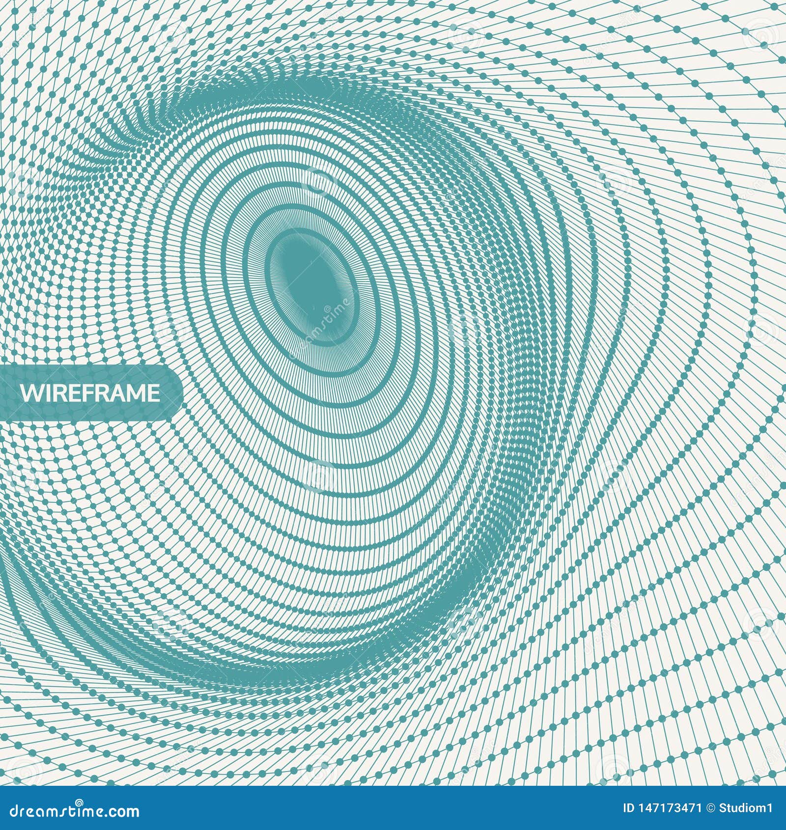 Lattice Structure. Science or Technology Background. Graphic Design. 3D ...