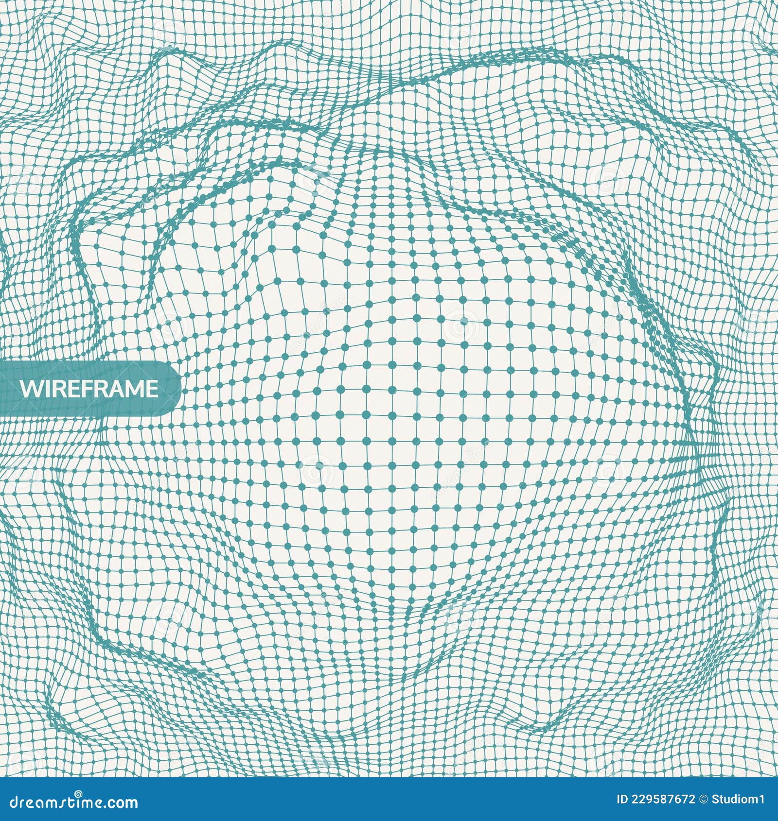 Lattice Structure. Science or Technology Background. Graphic Design. 3D ...