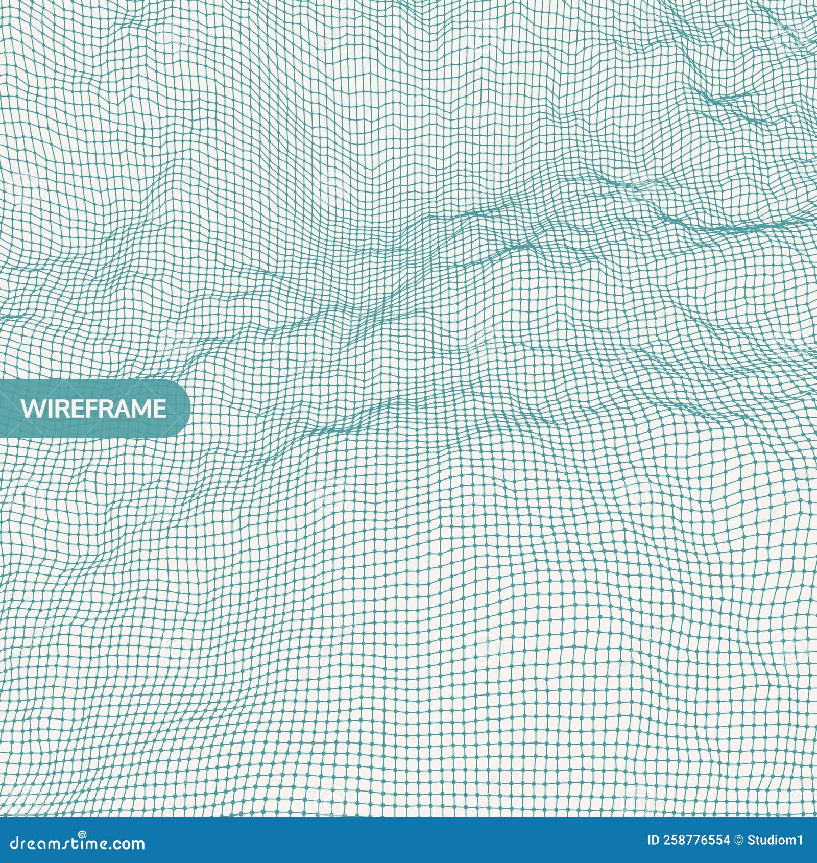 Lattice Structure. Science or Technology Background. Graphic Design. 3D ...