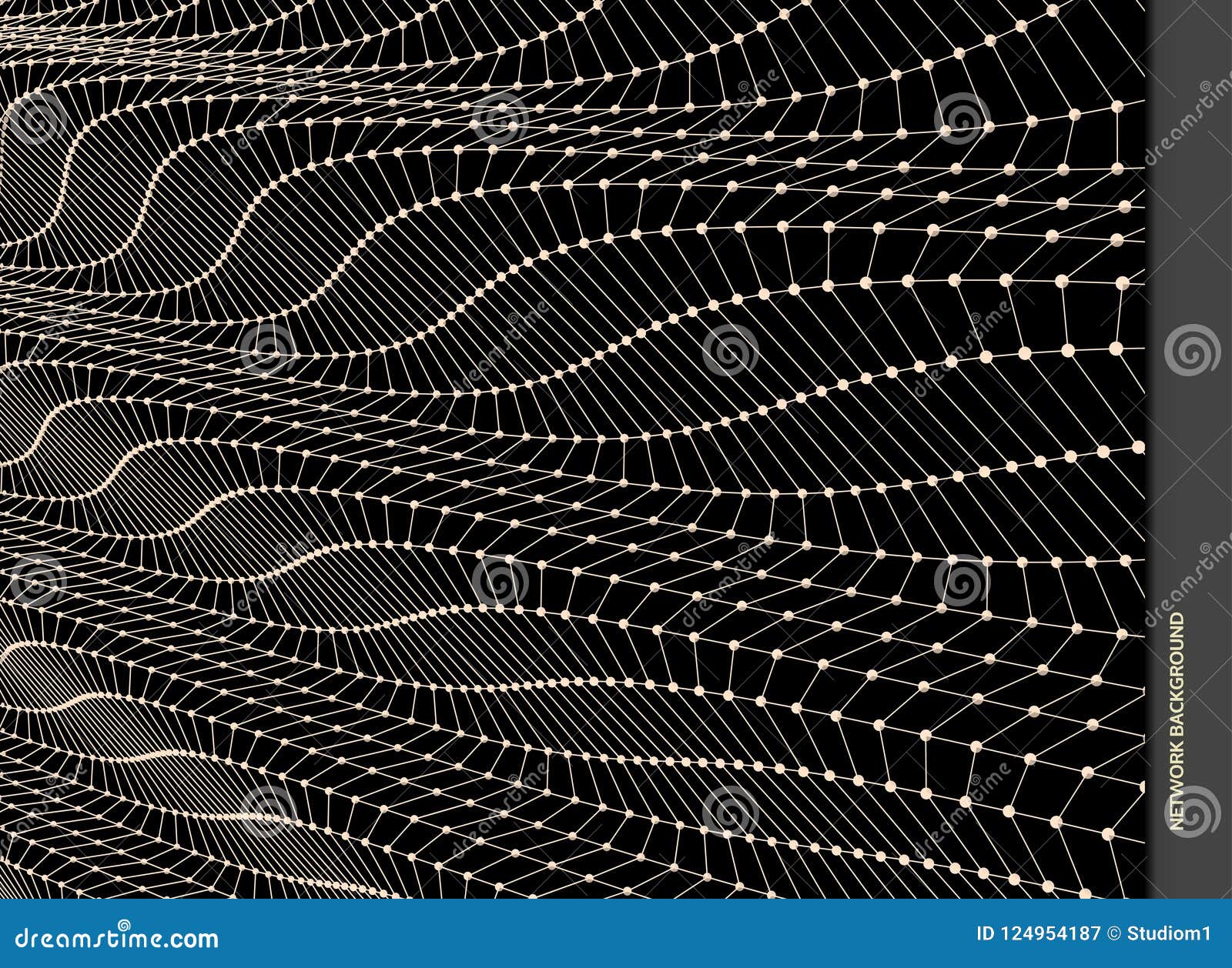 Lattice Structure. Science or Technology Background. Graphic Design. 3d ...