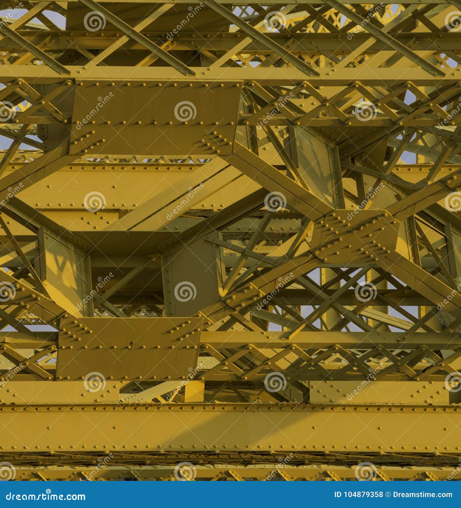 Lattice Work on Bridge stock photo. Image of work, support - 104879358