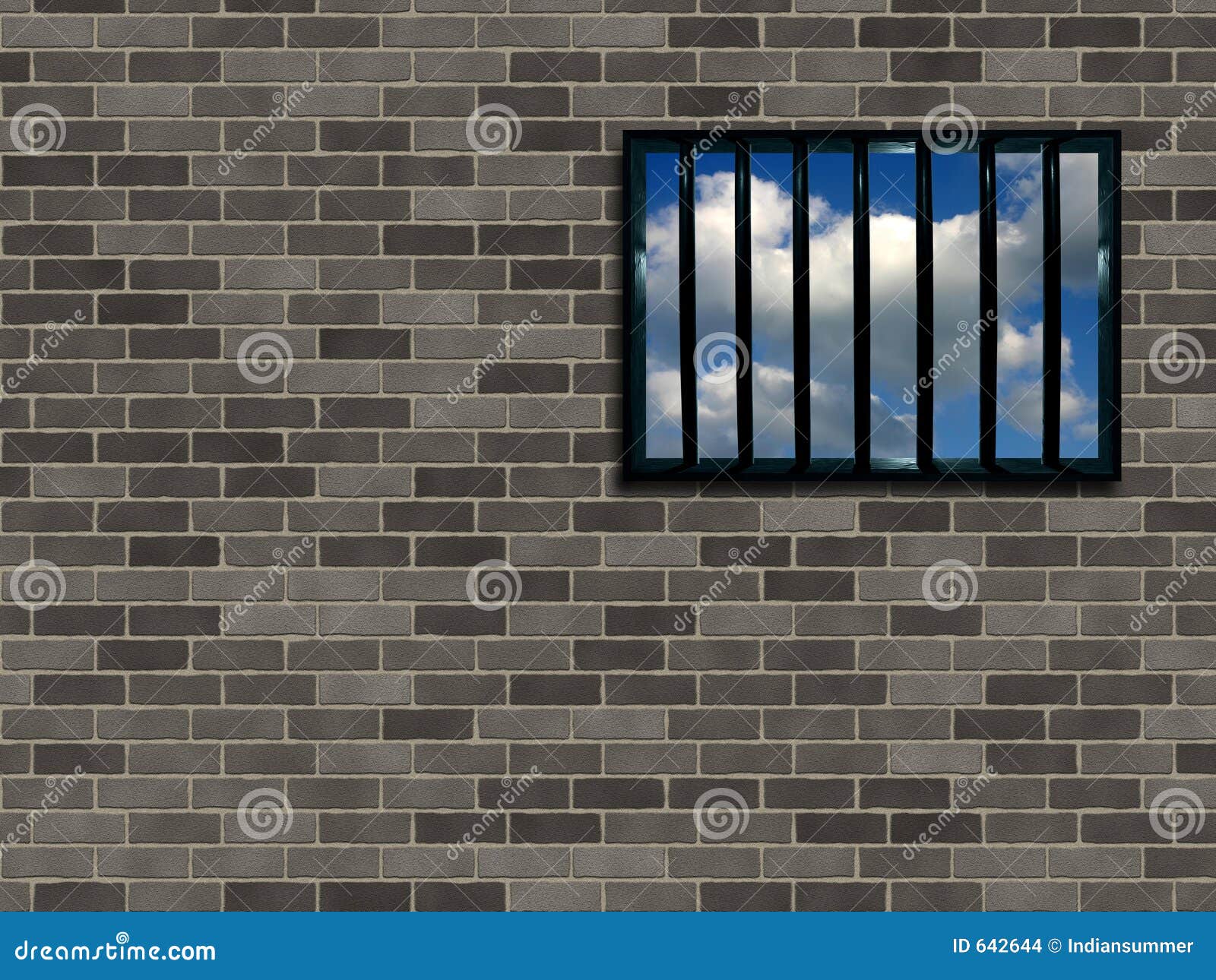 Latticed Prison Window Royalty-Free Stock Photography | CartoonDealer ...