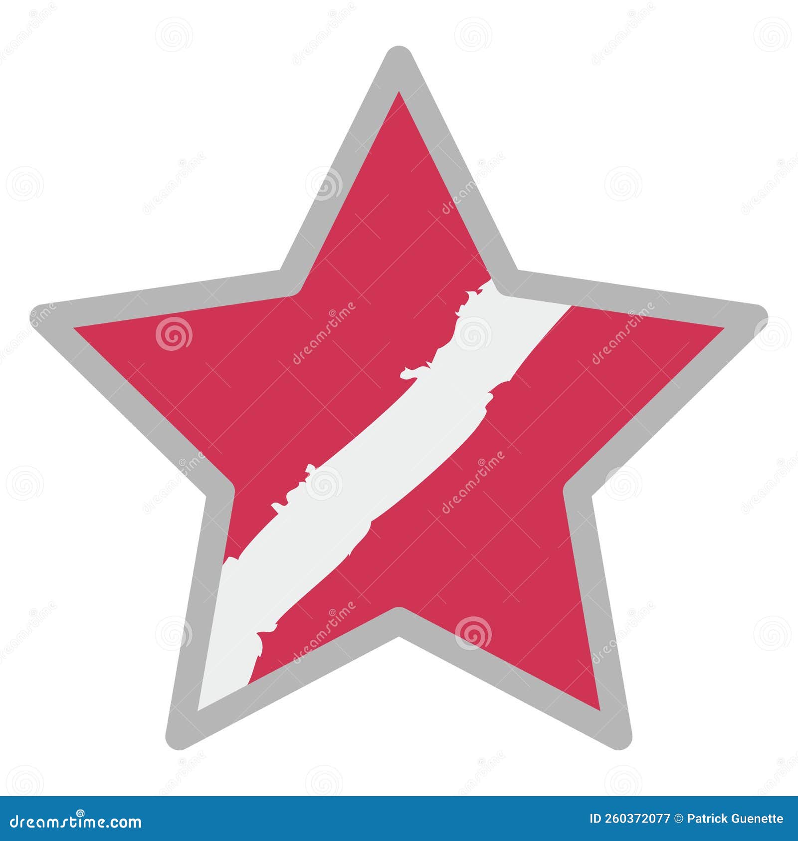 Latvia flag, icon stock vector. Illustration of white - 260372077