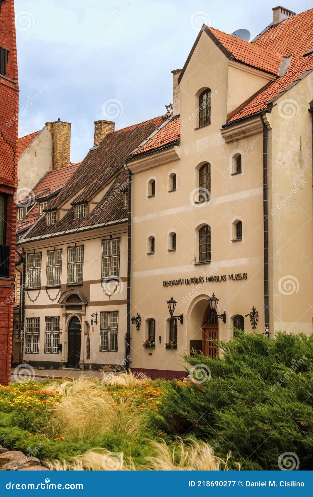 Latvia. Riga. Museum of Decorative Arts and Design Stock Image - Image ...