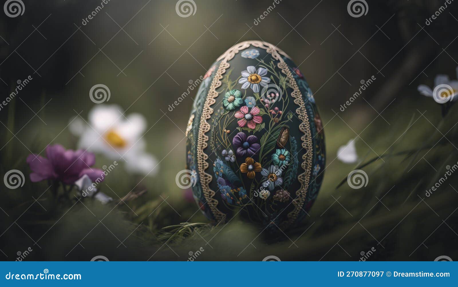 Latvian Easter Egg. Generative AI Stock Illustration - Illustration of ...
