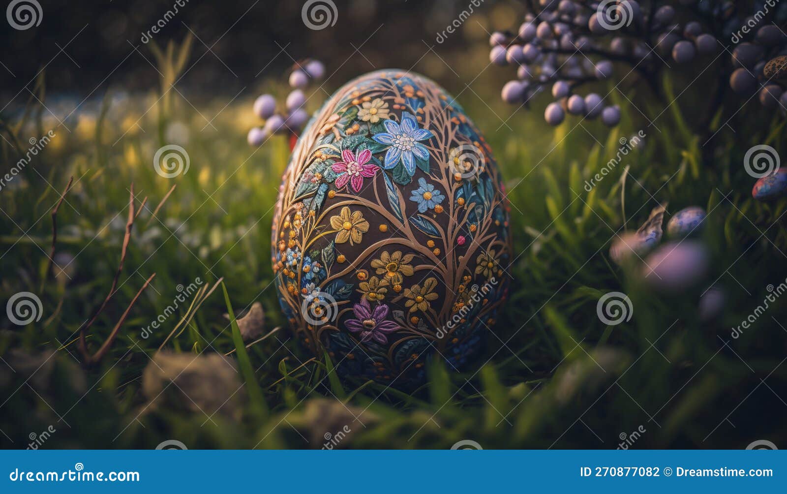 Latvian Easter Egg. Generative AI Stock Illustration - Illustration of ...