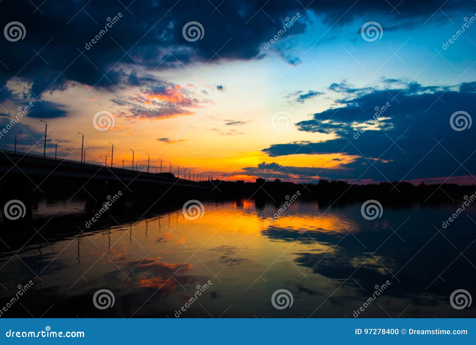 Latvian sunset stock photo. Image of building, balcony - 97278400