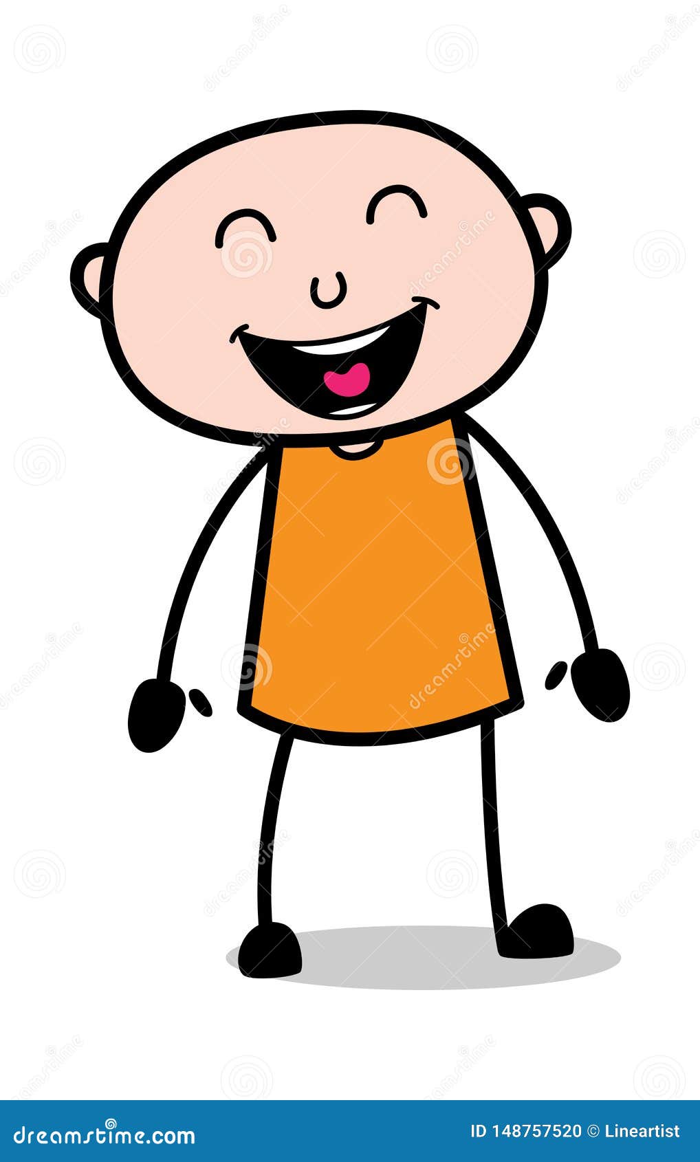 Laugh - Cartoon Thief Criminal Guy Vector Illustration Stock ...