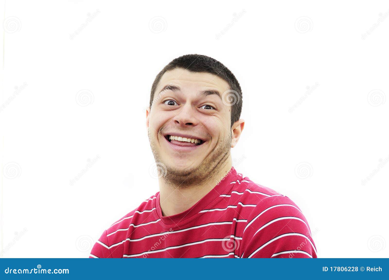 Laugh expression stock photo. Image of looking, smile - 17806228
