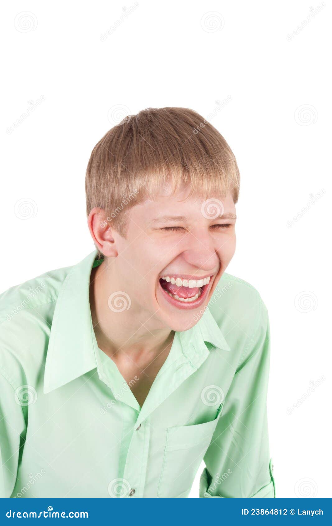 Laughing stock photo. Image of laugh, laughing, caucasian - 23864812