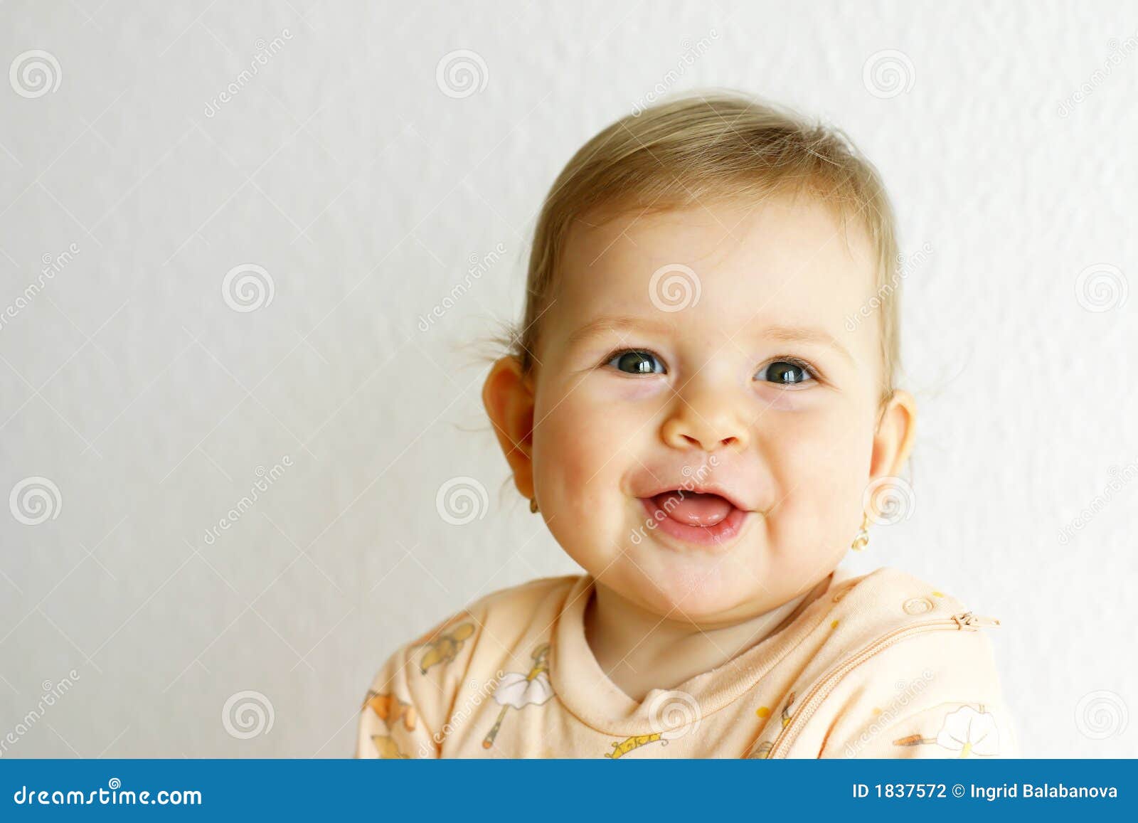 Laughing baby stock photo. Image of sincere, laugh, smiles - 1837572
