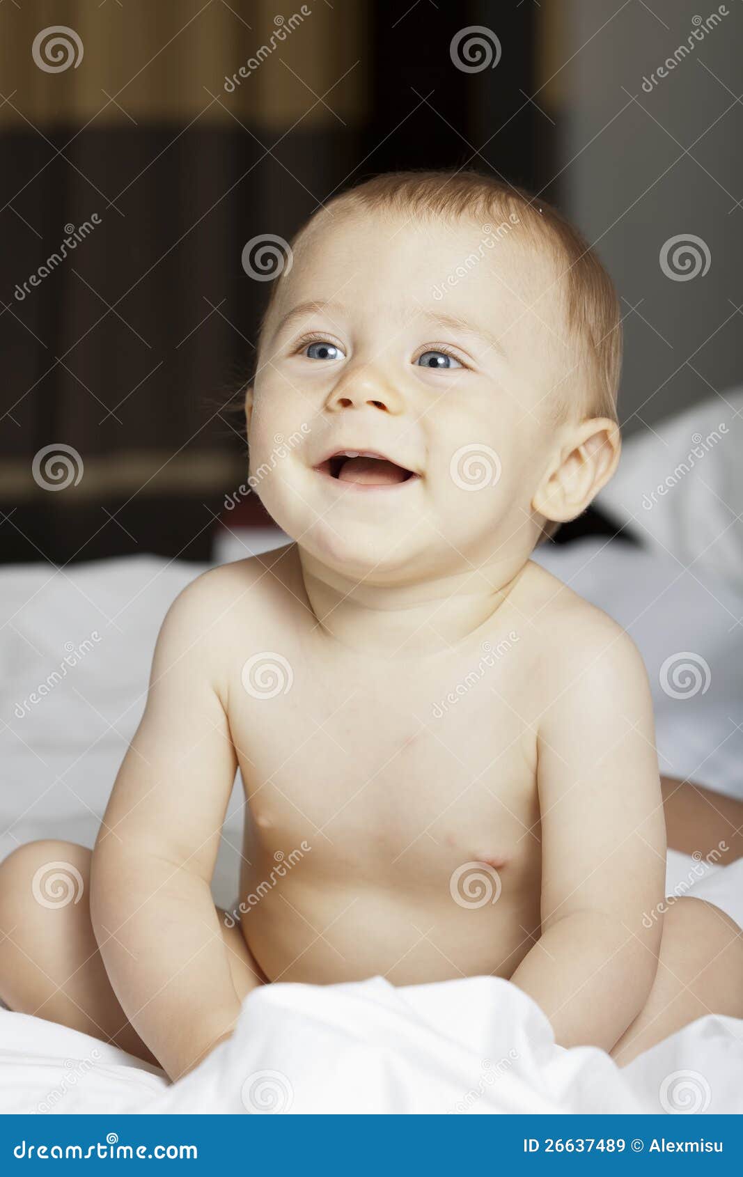 Laughing baby stock image. Image of child, infancy, beautiful - 26637489