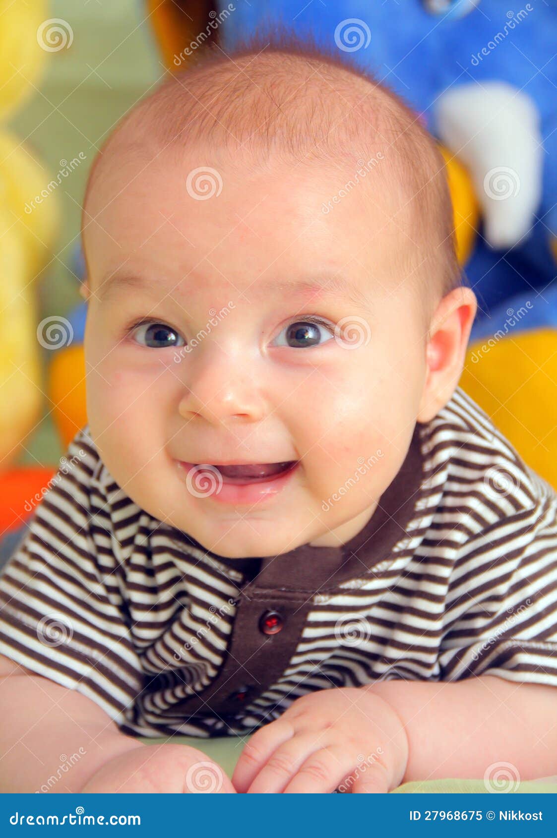 A laughing baby stock image. Image of happiness, little - 27968675