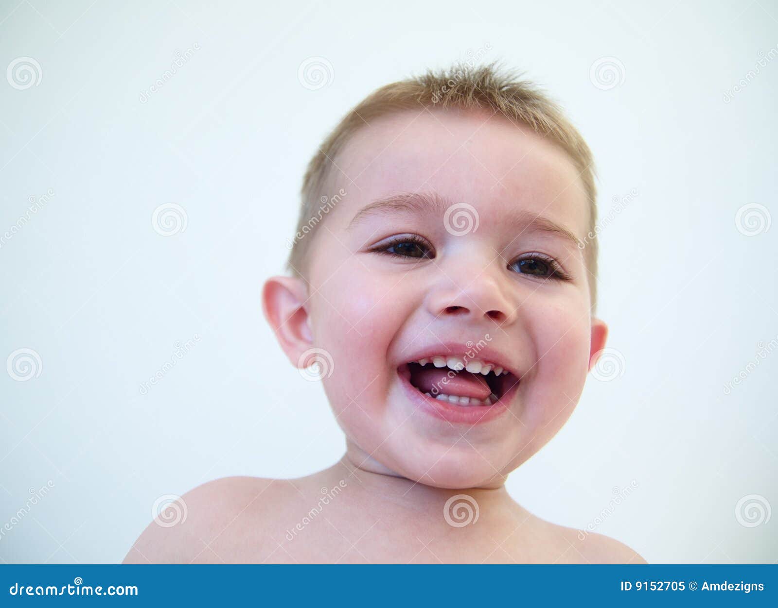 Laughing baby stock image. Image of baby, cheerful, face - 9152705