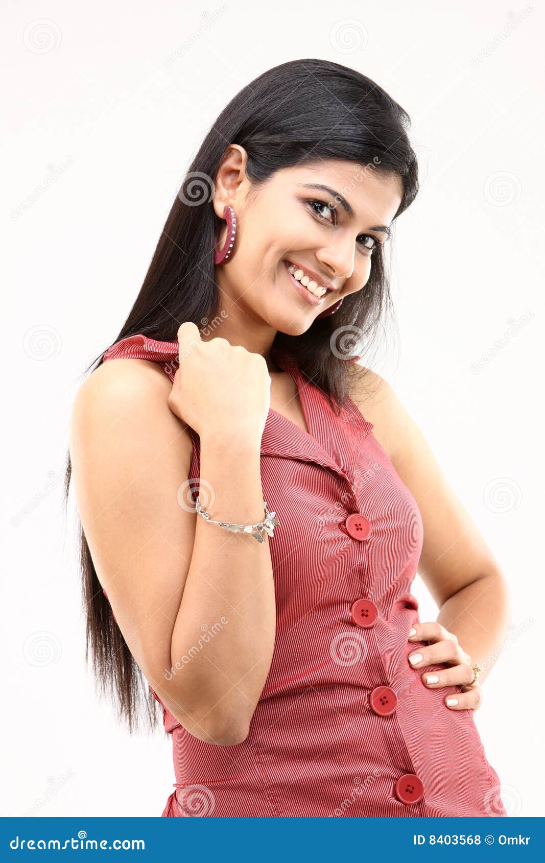 Laughing Beauty with Nice Expression Stock Photo - Image of collar ...