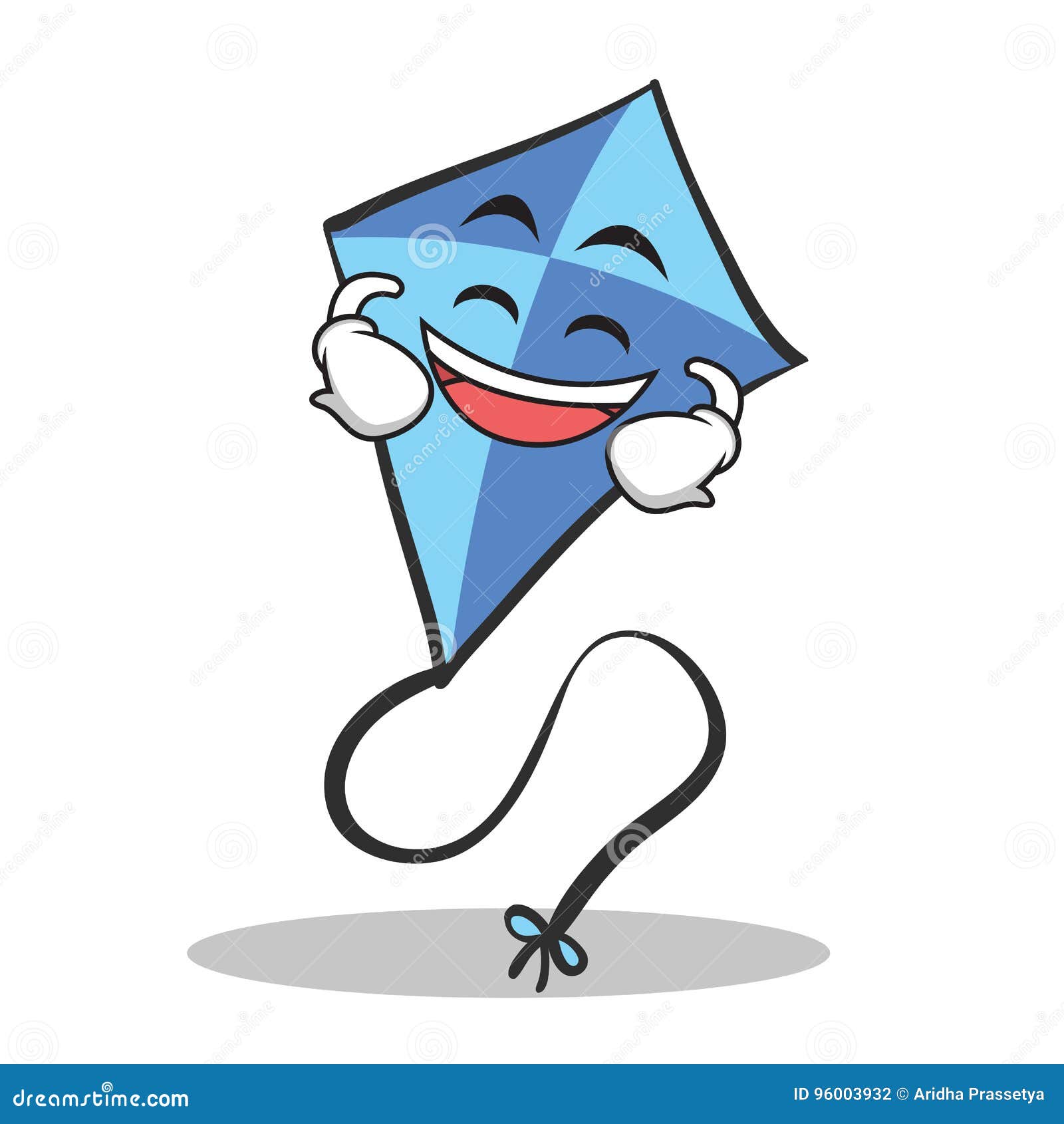Laughing Blue Emoji Cartoon Square Funny Emotional Face Vector Colorful ...