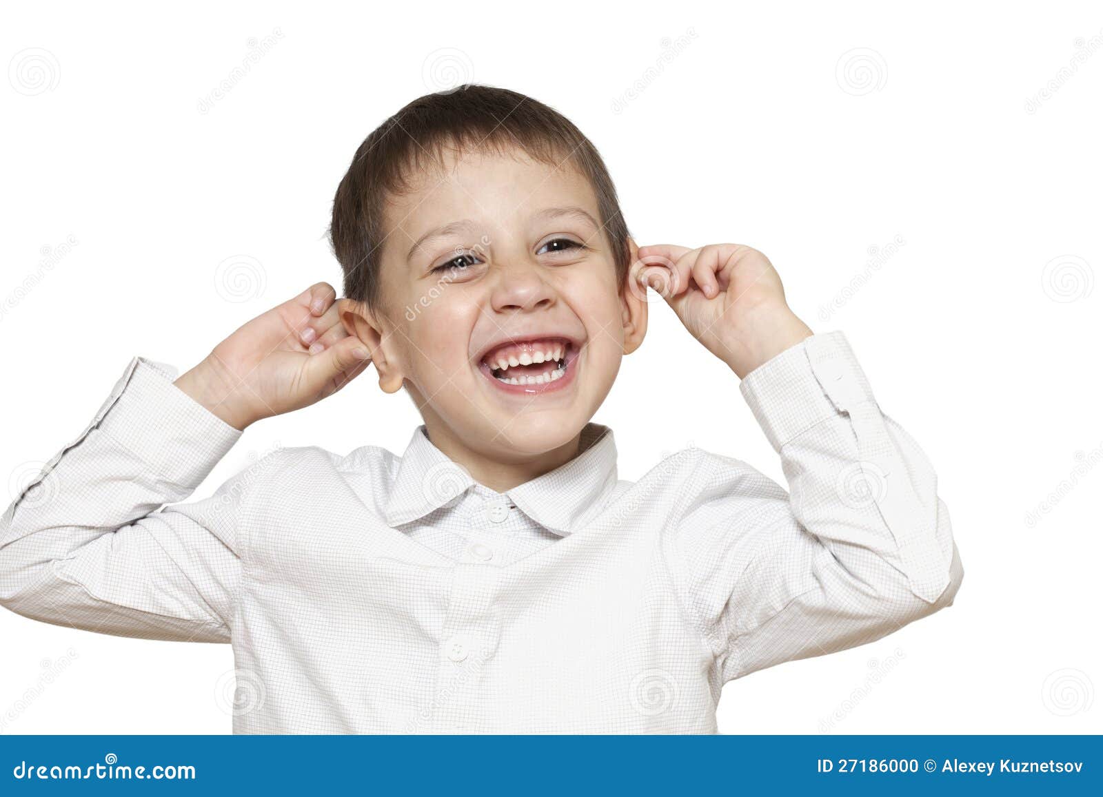 Laughing Boy stock photo. Image of isolated, childhood - 27186000