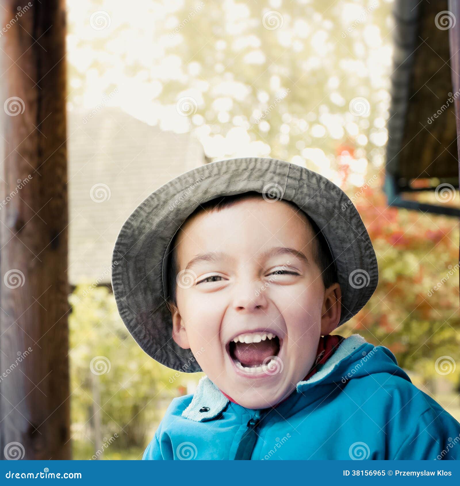 Laughing boy stock image. Image of excitement, people - 38156965