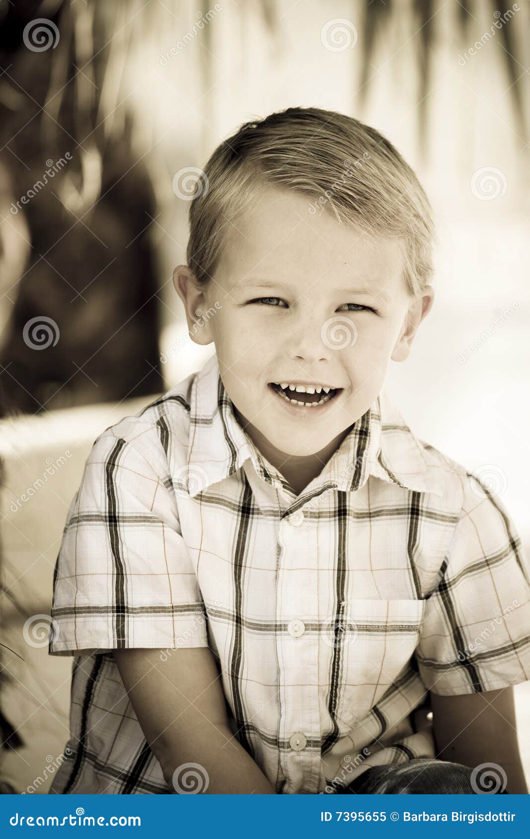 Laughing boy stock image. Image of blond, glad, beautiful - 7395655