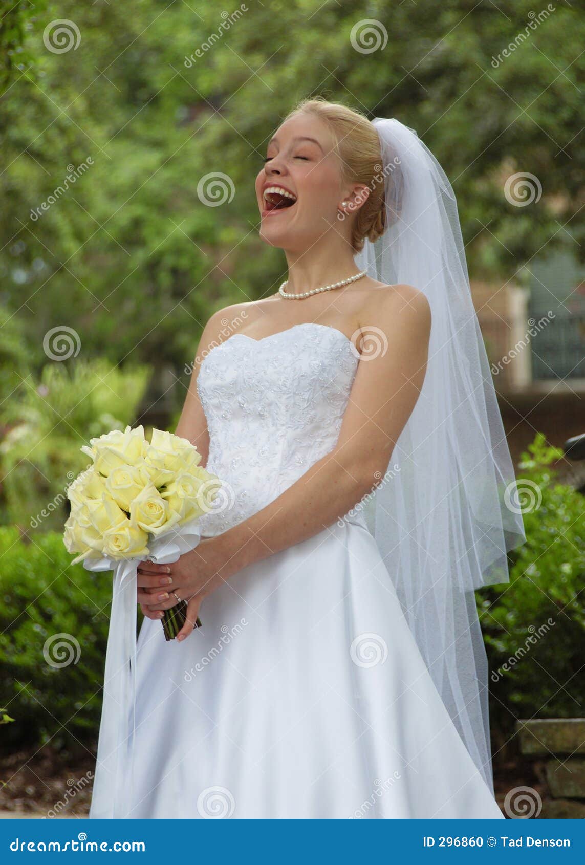 Laughing Bride! stock photo. Image of forma, matrimony - 296860