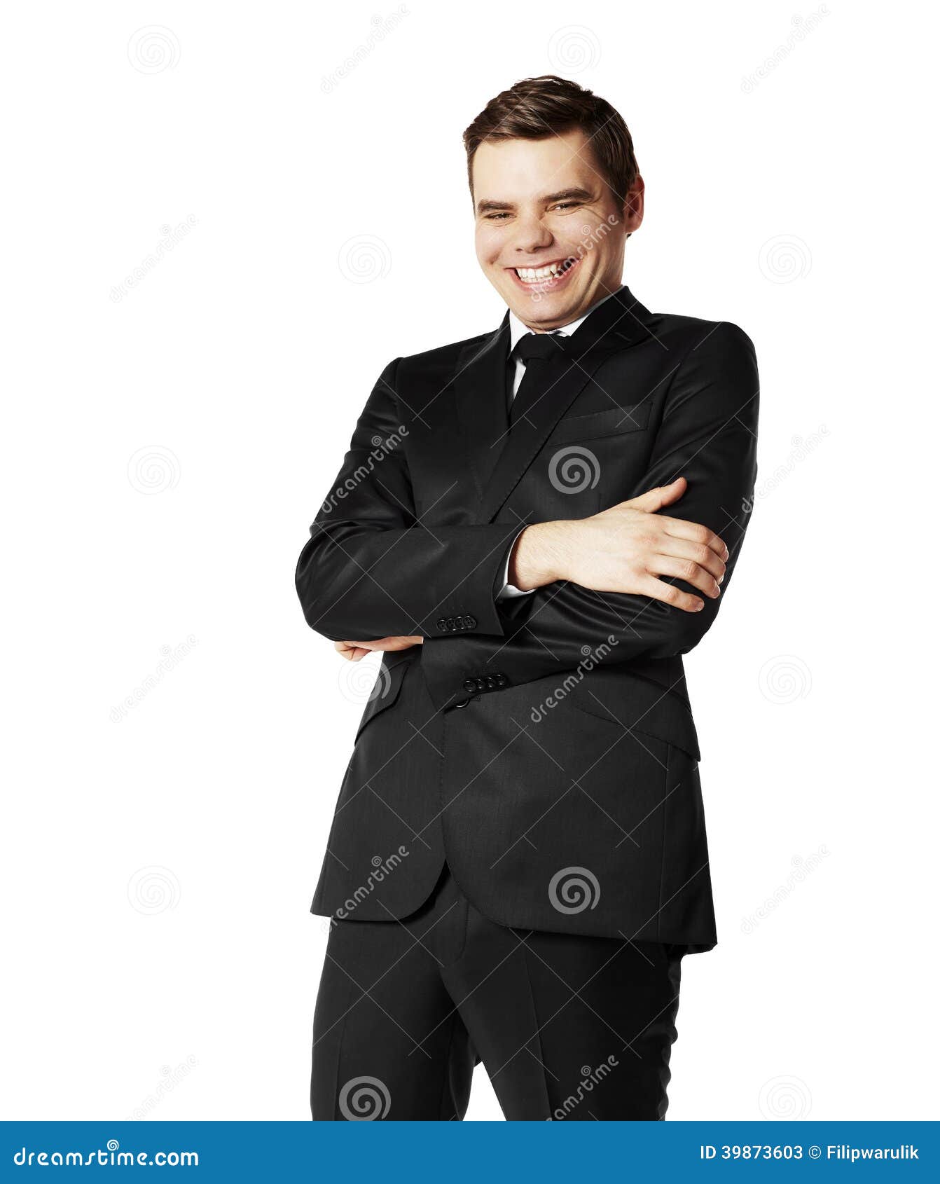 Laughing businessman stock image. Image of consultant - 39873603
