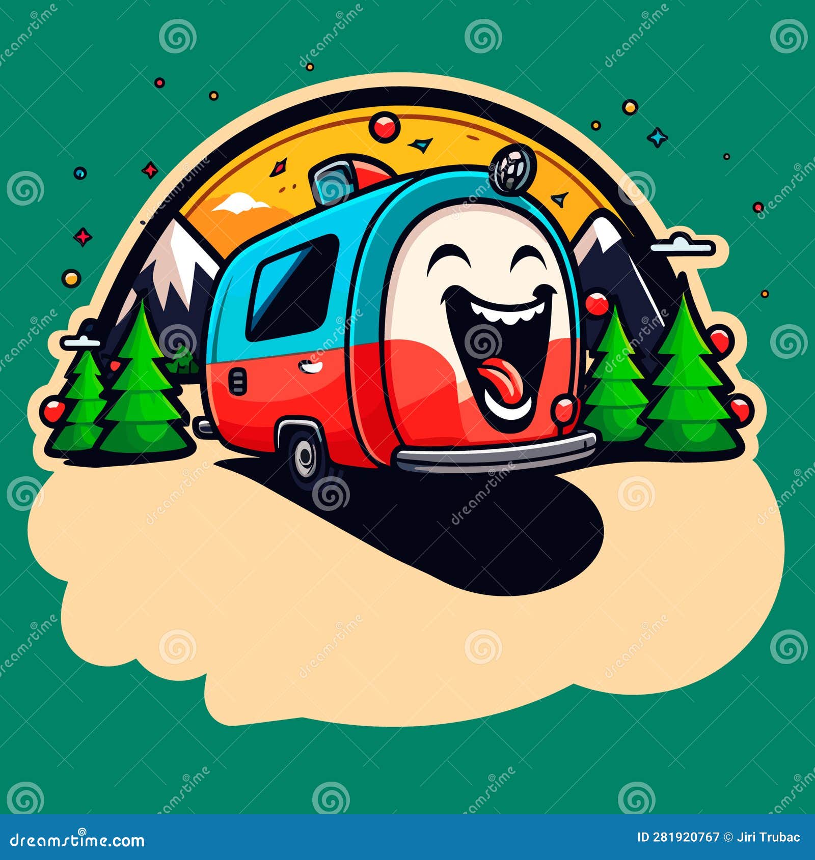 Laughing Caravan Stock Illustrations – 2 Laughing Caravan Stock ...