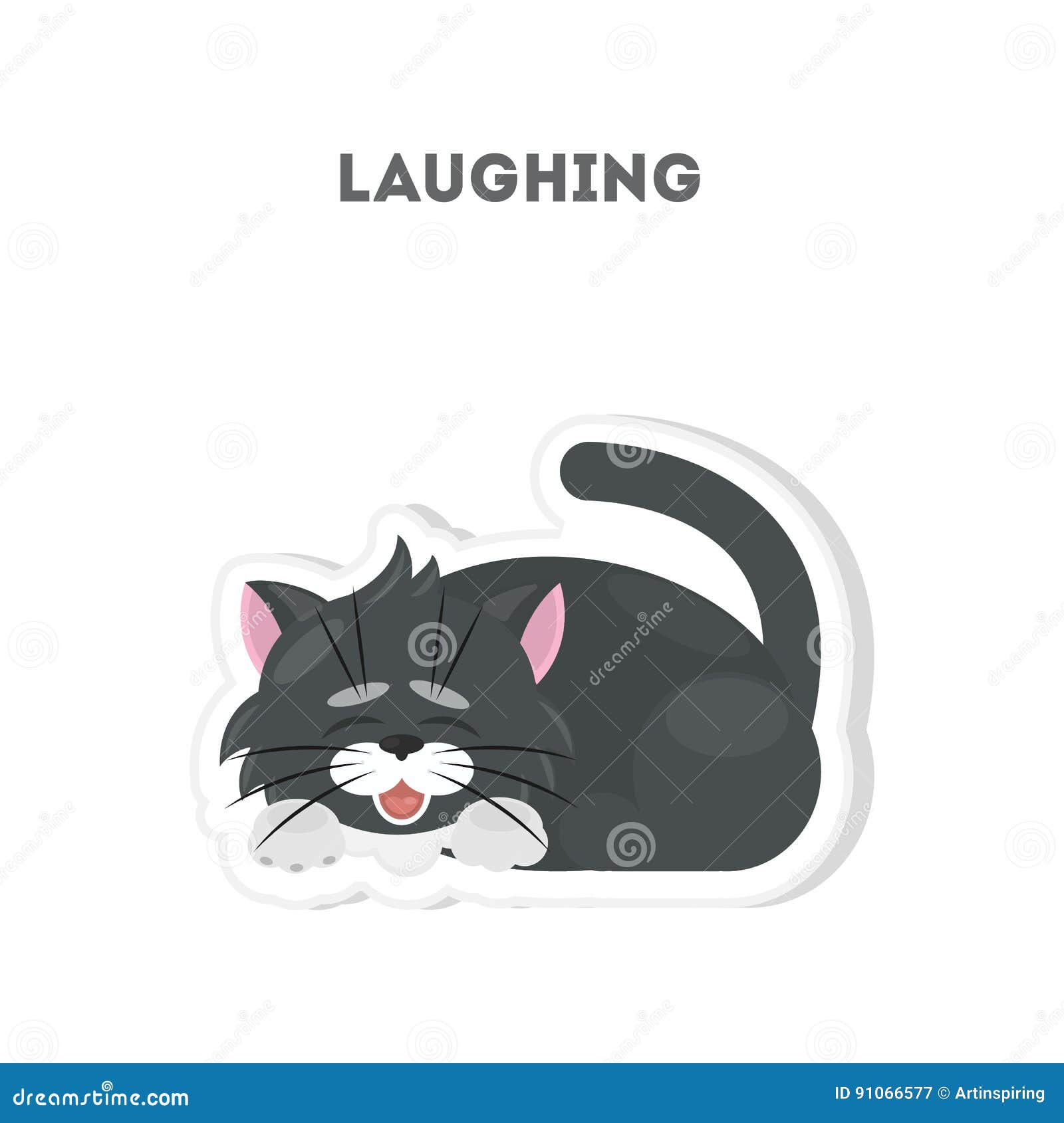 Laughing Cat Stock Illustrations – 555 Laughing Cat Stock Illustrations ...