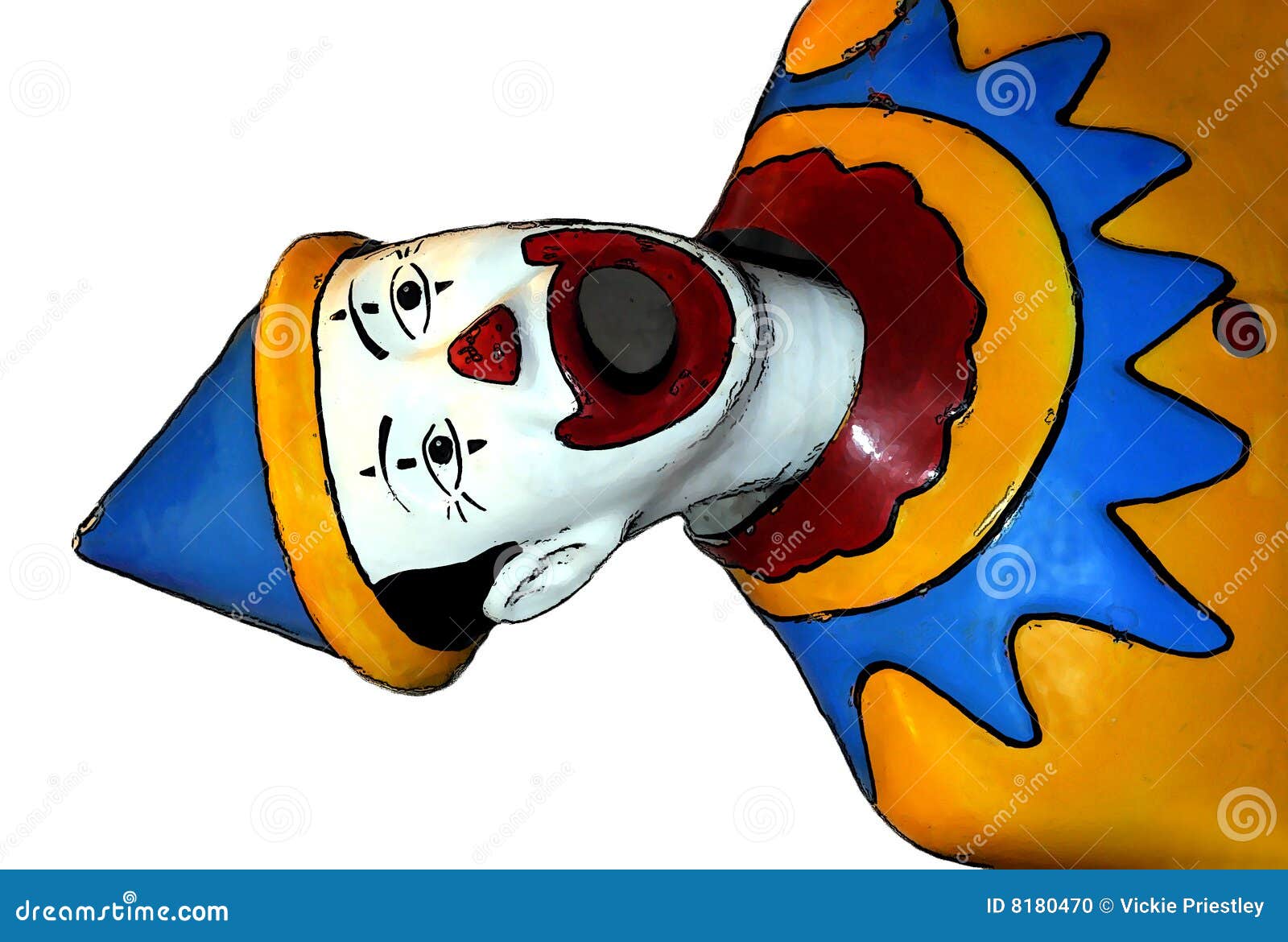 Laughing Clown Stock Photo - Image: 8180470