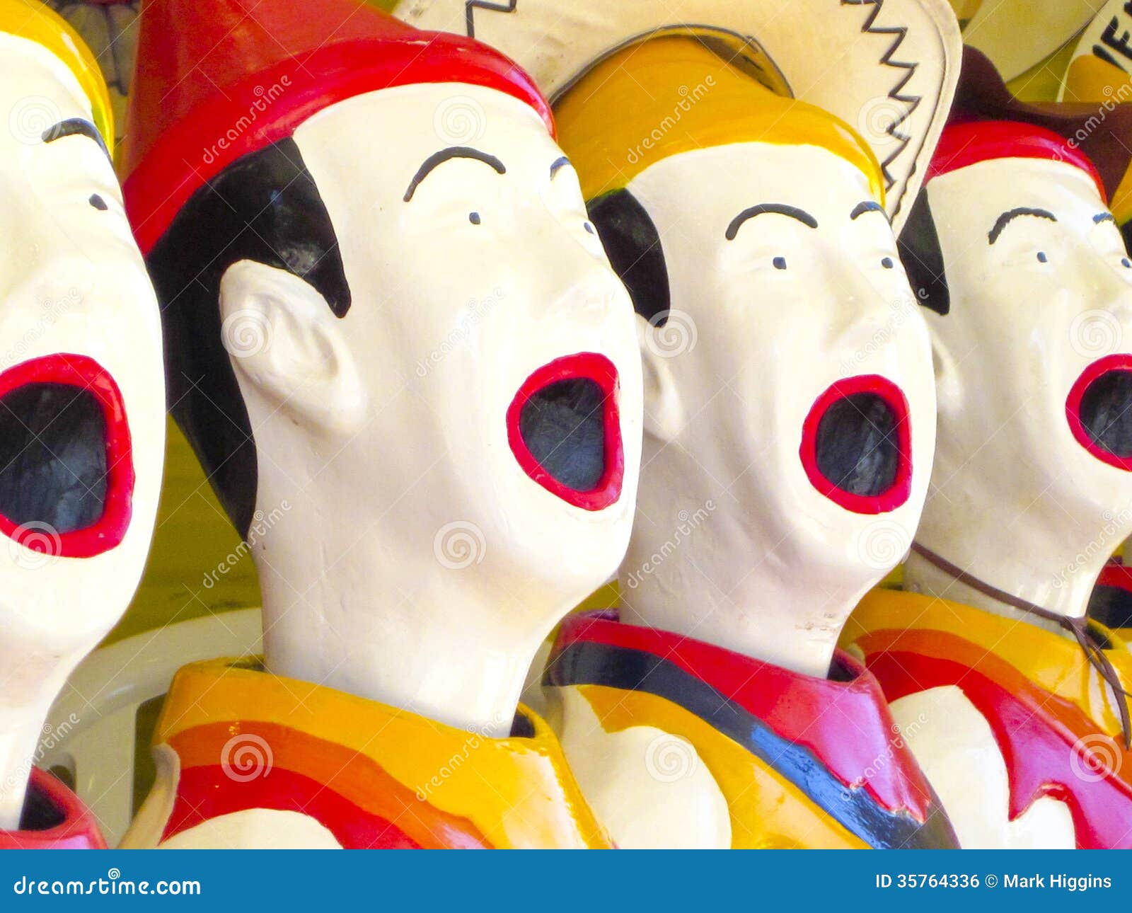 Laughing clowns stock photo. Image of clown, joyful, figure - 35764336