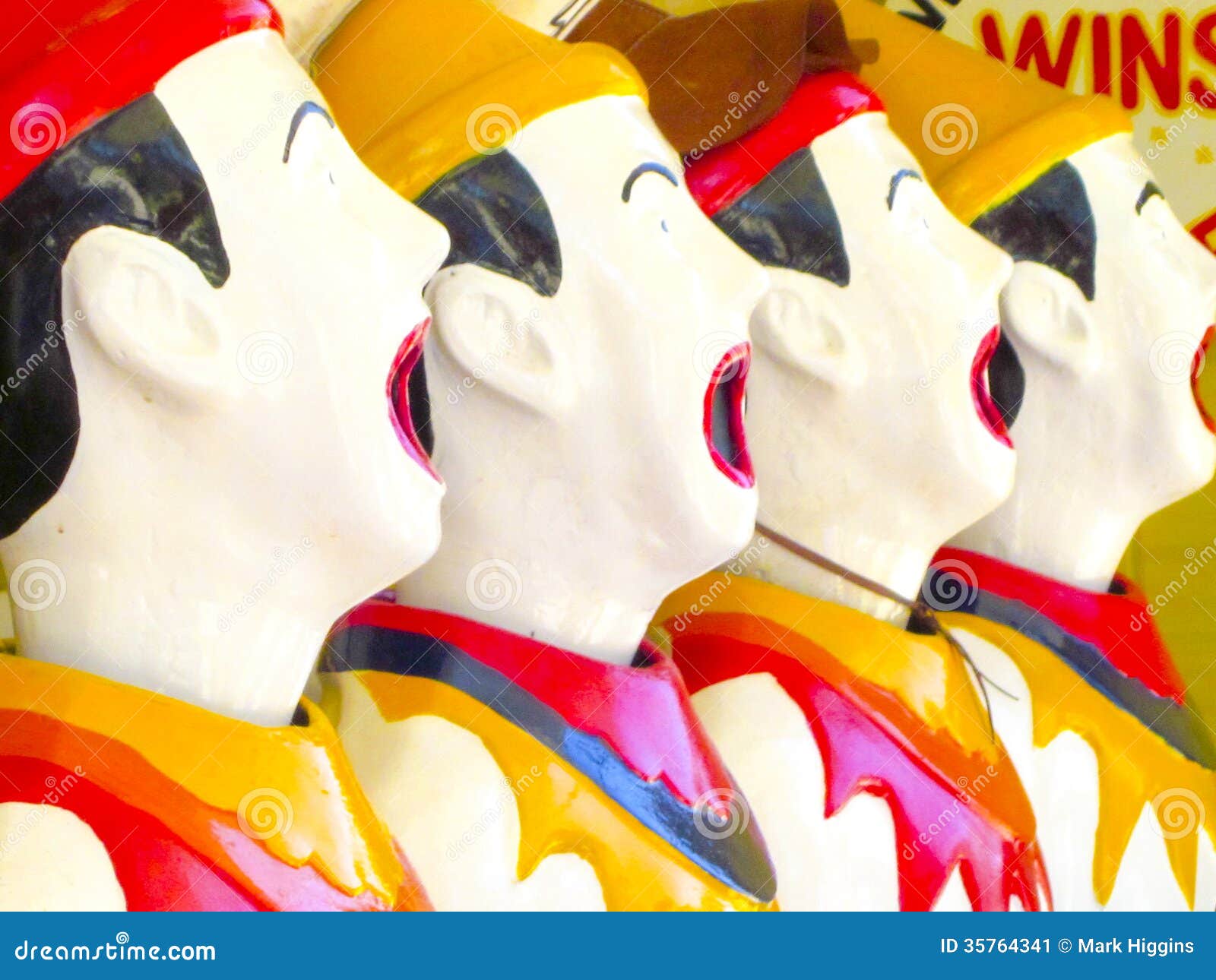 Laughing clowns stock image. Image of eyes, entertainment - 35764341