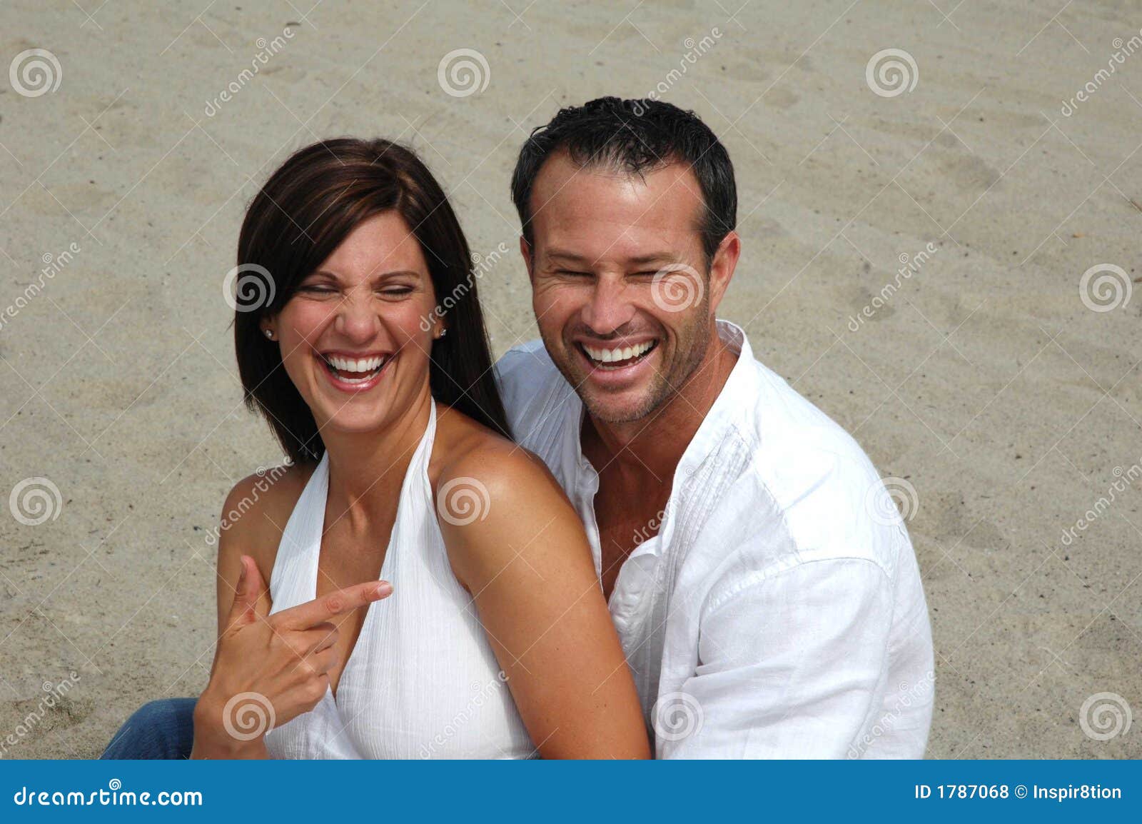 Laughing couple stock photo. Image of lover, smiling, woman - 1787068