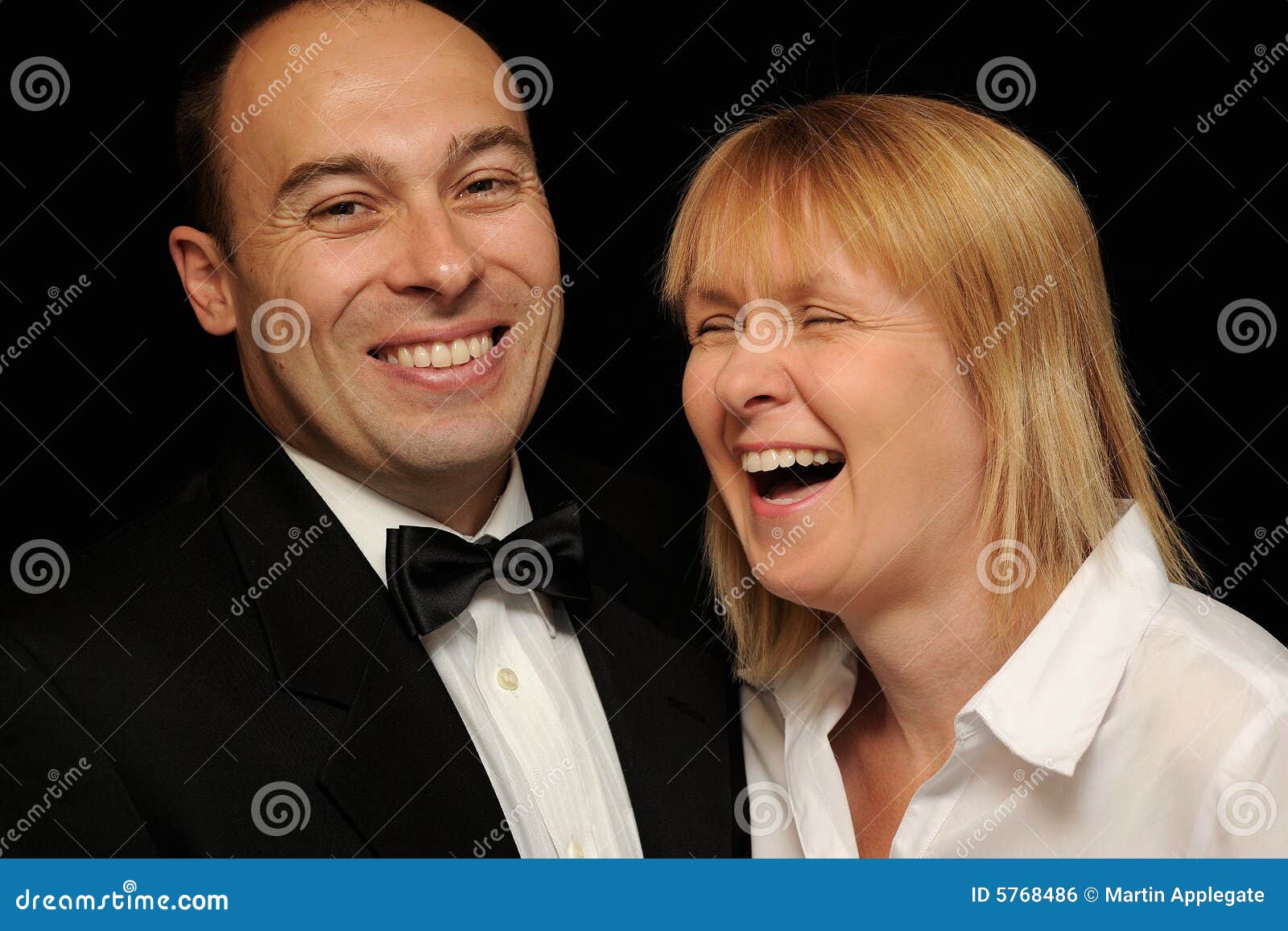 Laughing couple stock photo. Image of overjoyed, adult - 5768486