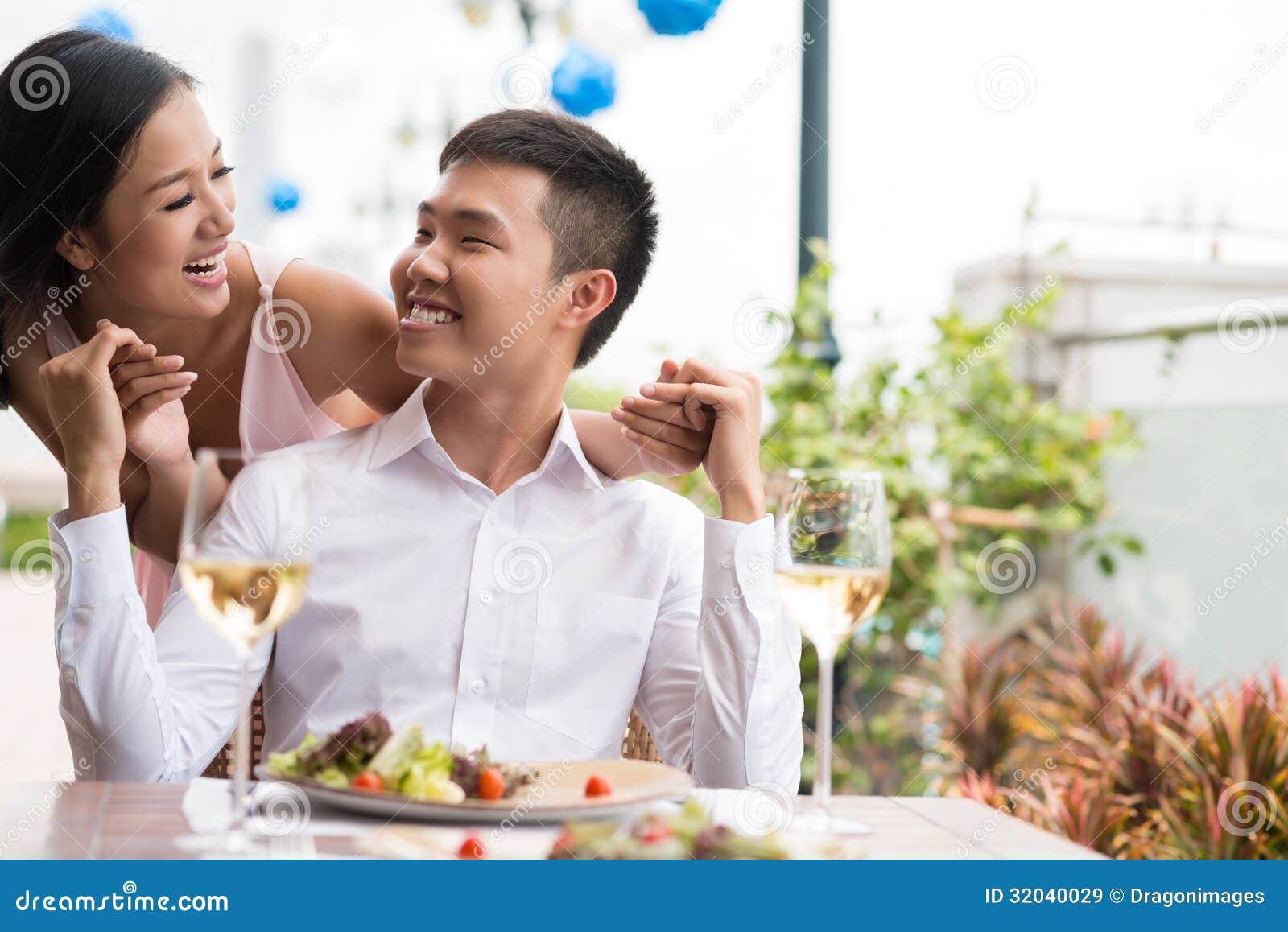 Laughing date stock image. Image of girlfriend, excitement - 32040029