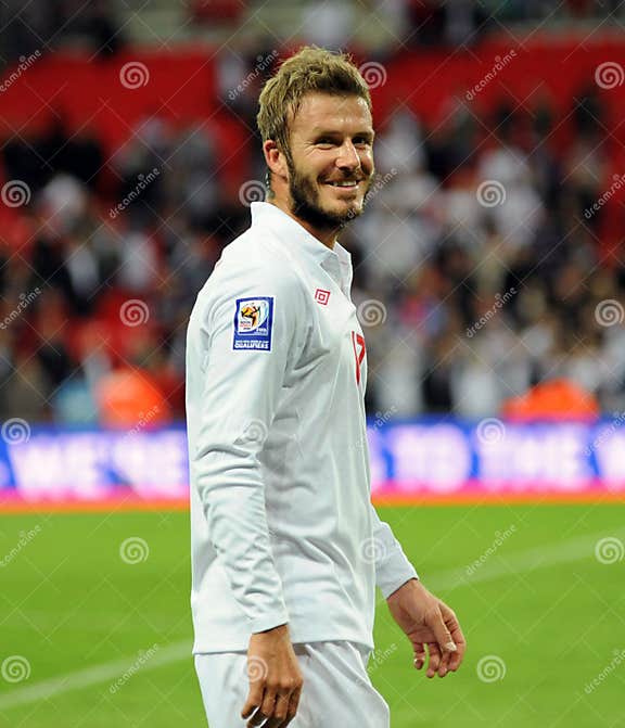 Laughing David Beckham with Beard Editorial Stock Image - Image of ...