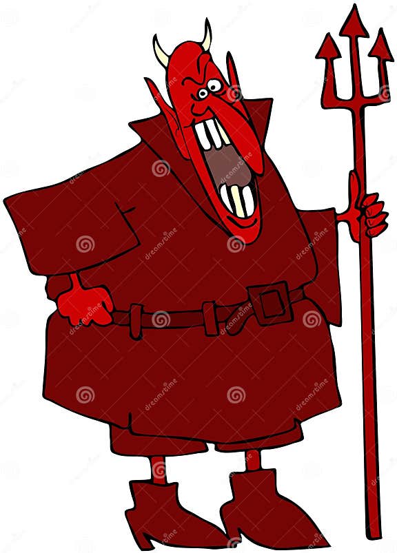 Laughing Devil stock illustration. Illustration of evil - 21049785