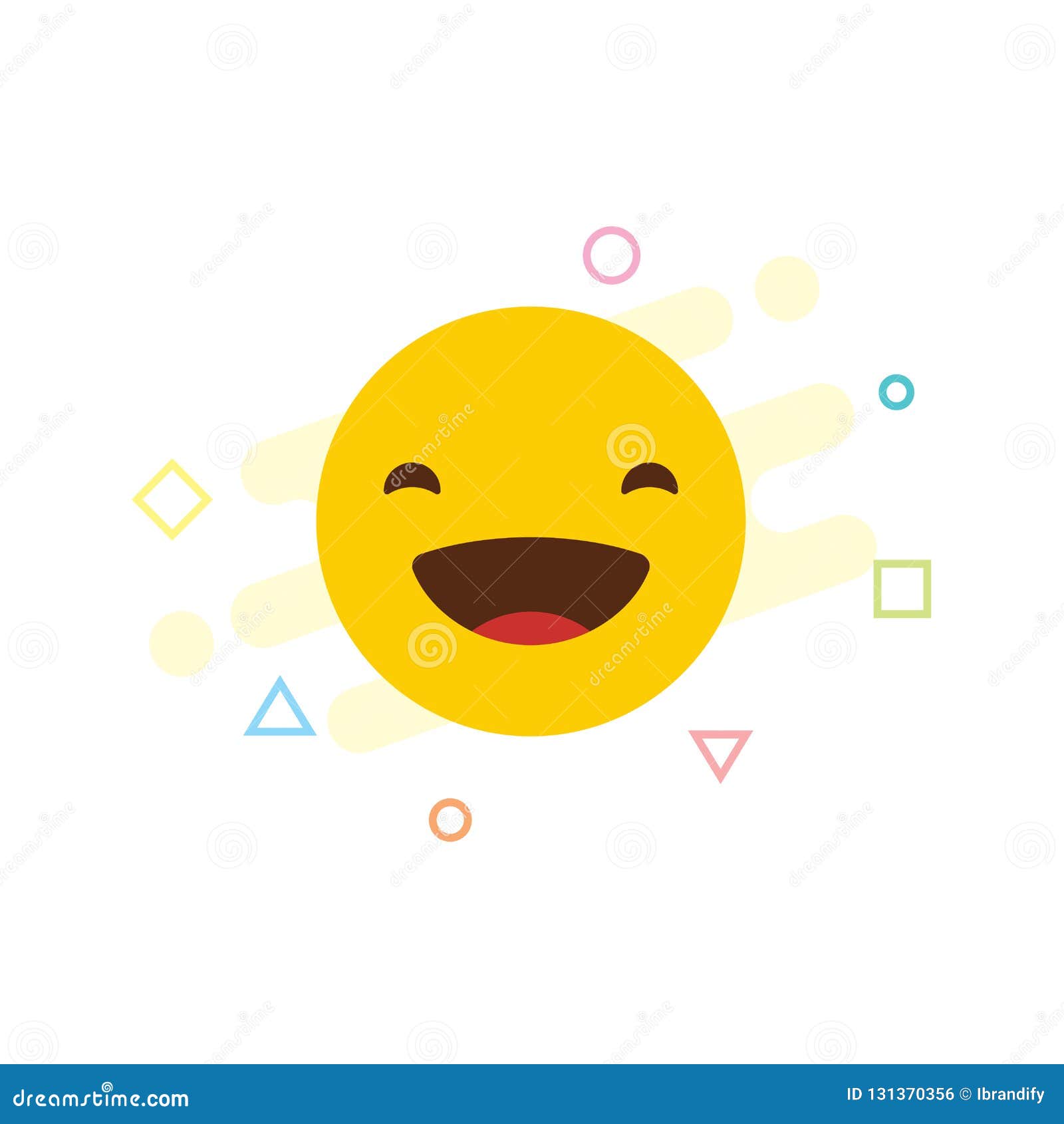 Laughing Emoji Icon Design Vector Stock Vector - Illustration of ...