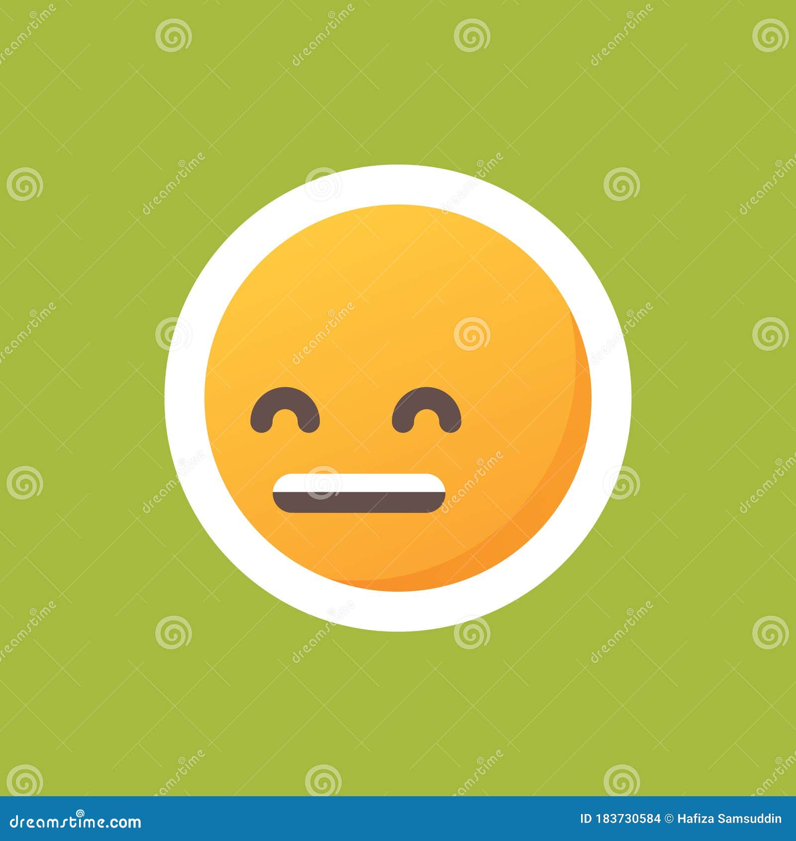 Laughing Emoticon. Vector Illustration Decorative Background Design ...