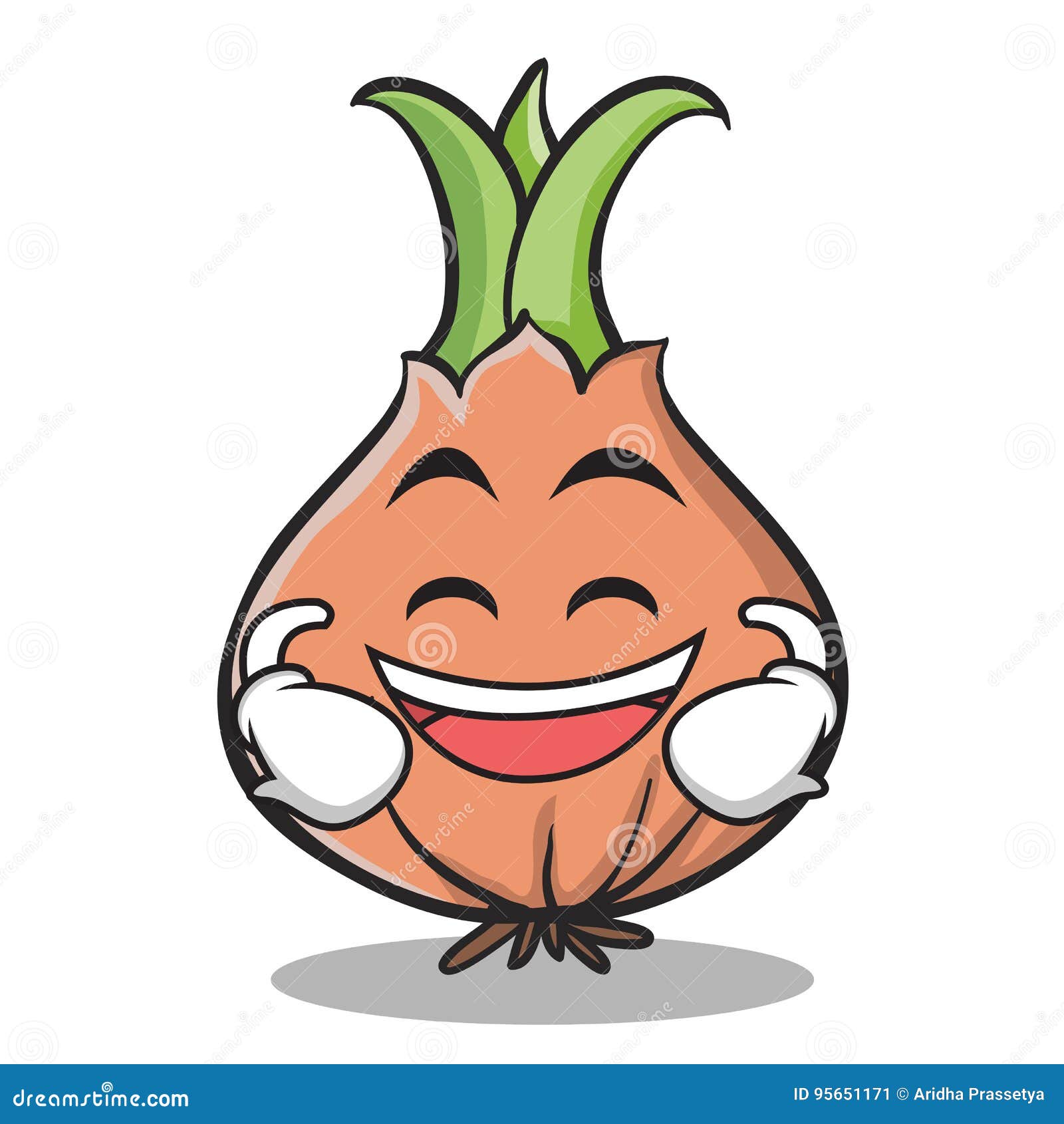 Laughing Face Onion Character Cartoon Stock Vector - Illustration of ...