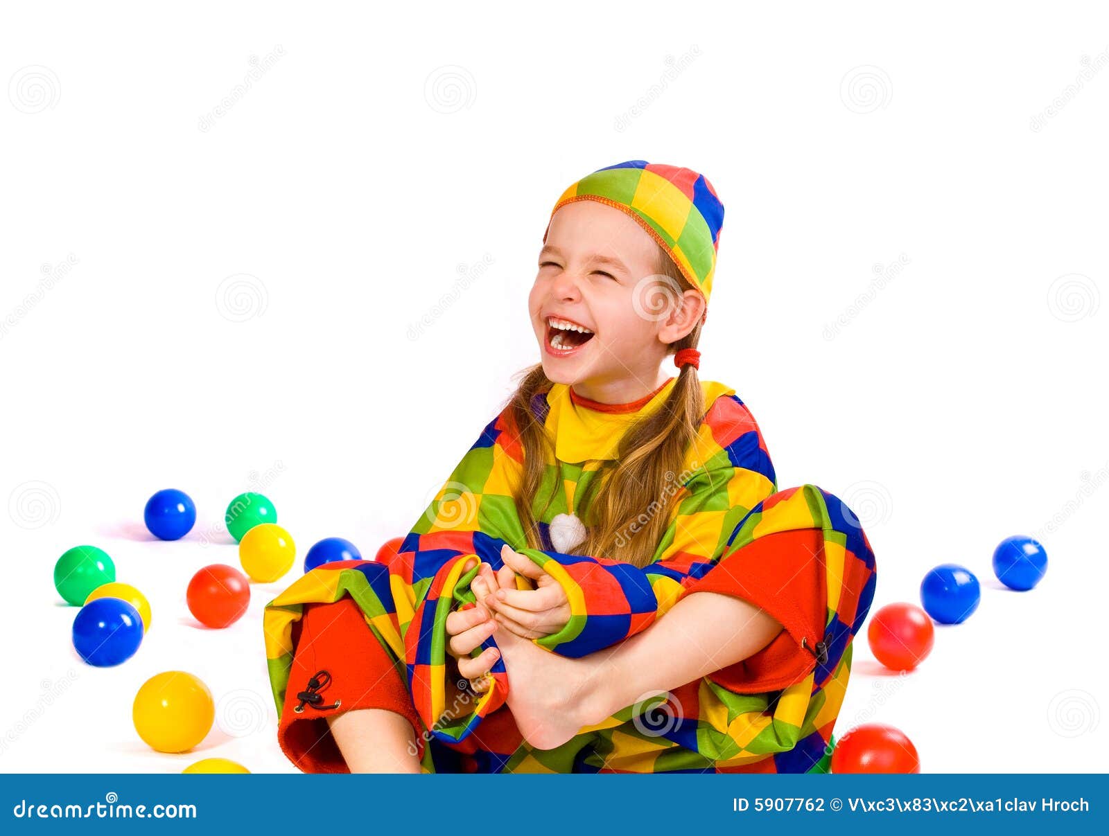 Laughing fool stock photo. Image of costume, atelier, carnival - 5907762