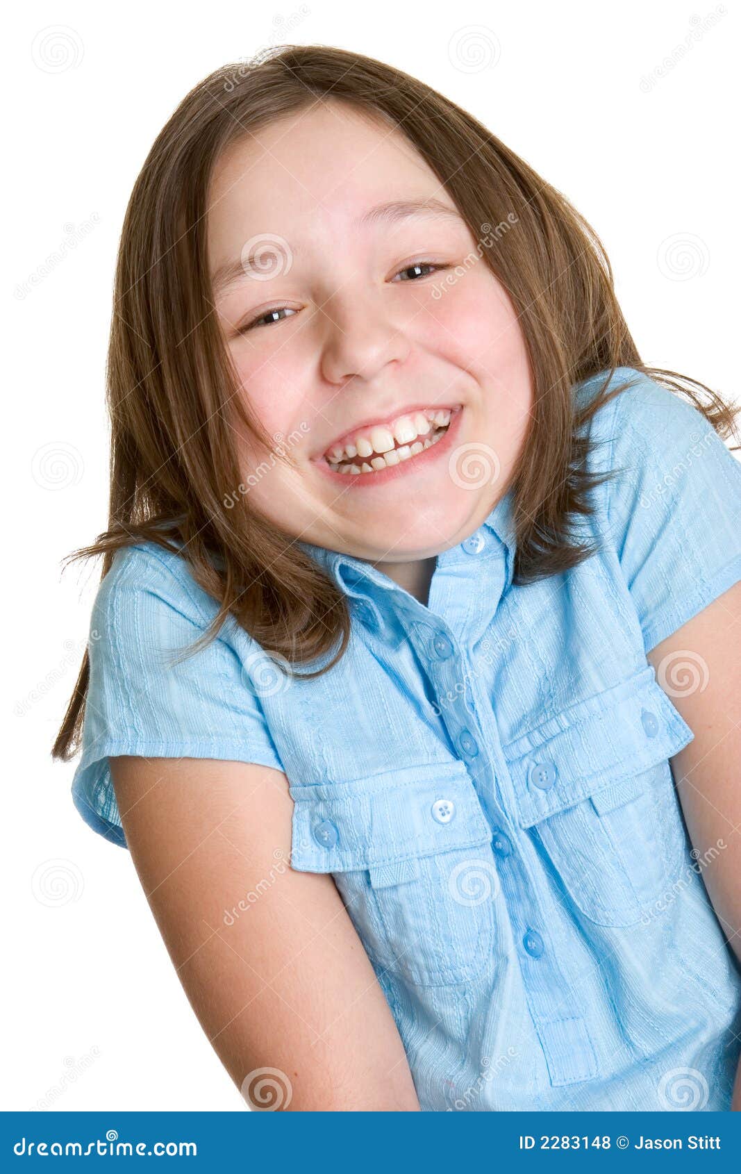 Laughing Girl stock photo. Image of smile, background - 2283148