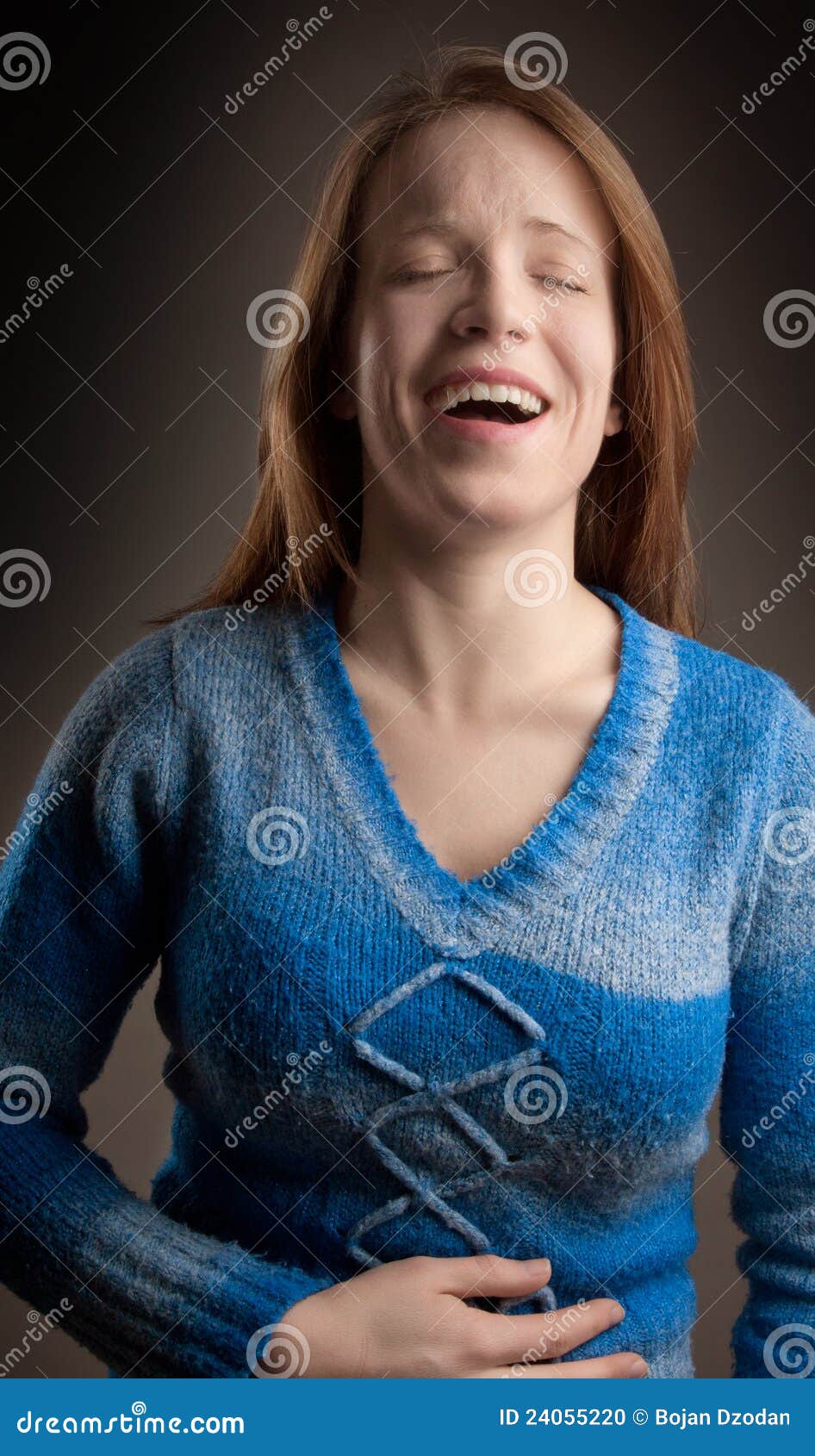 Laughing girl stock photo. Image of attractive, cute - 24055220