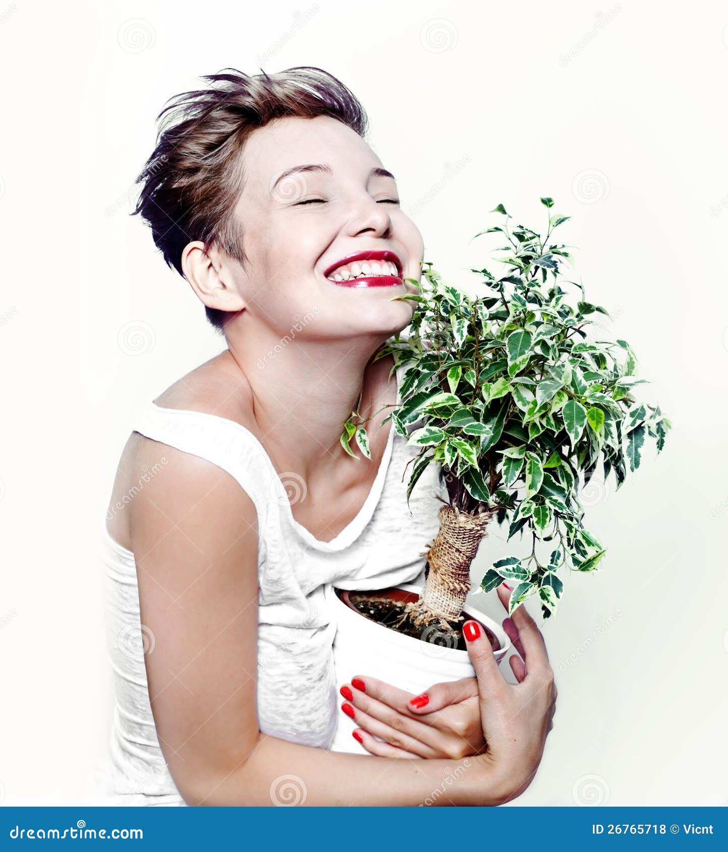 Laughing girl stock photo. Image of concept, nature, life - 26765718