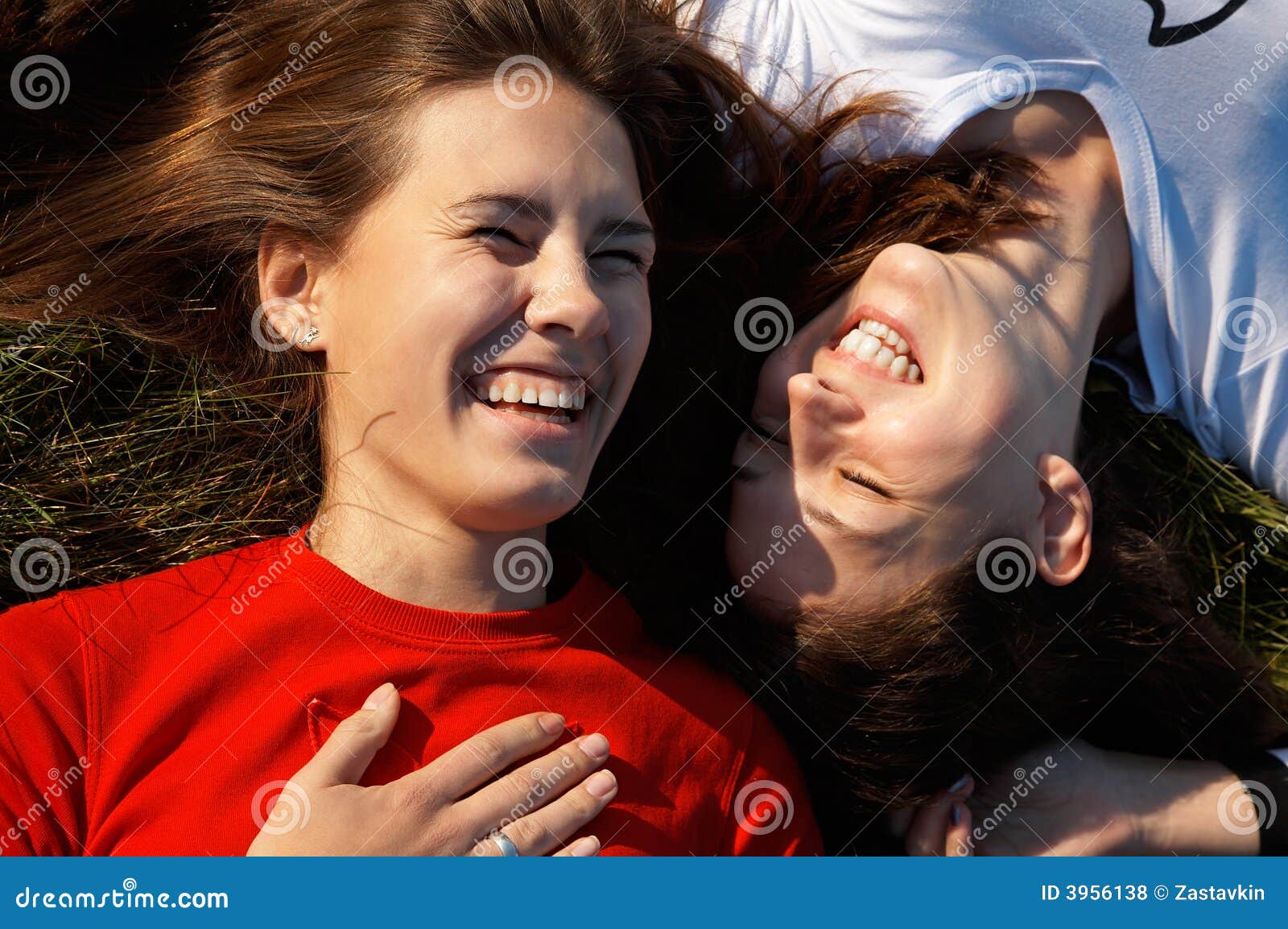 Laughing Girls stock photo. Image of laughter, laughing - 3956138