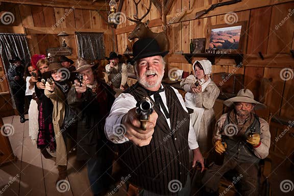 Laughing with Guns stock image. Image of handgun, holding - 24882745