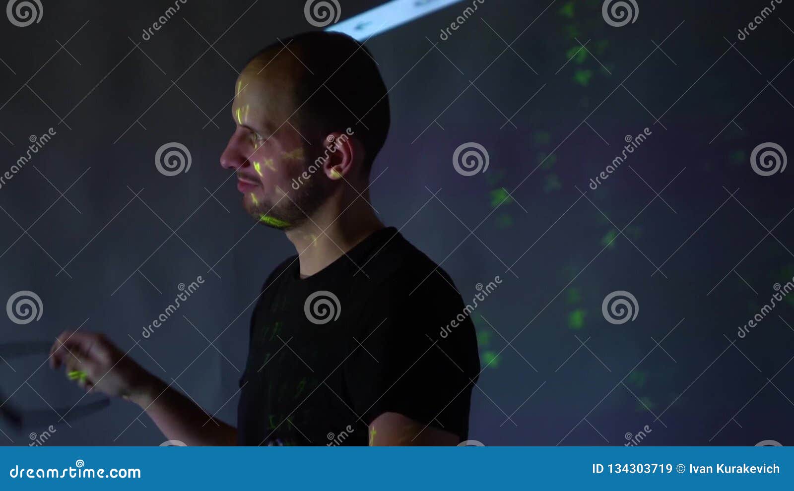 Laughing Hacker with Binary Codes from Monitor Stock Video - Video of ...