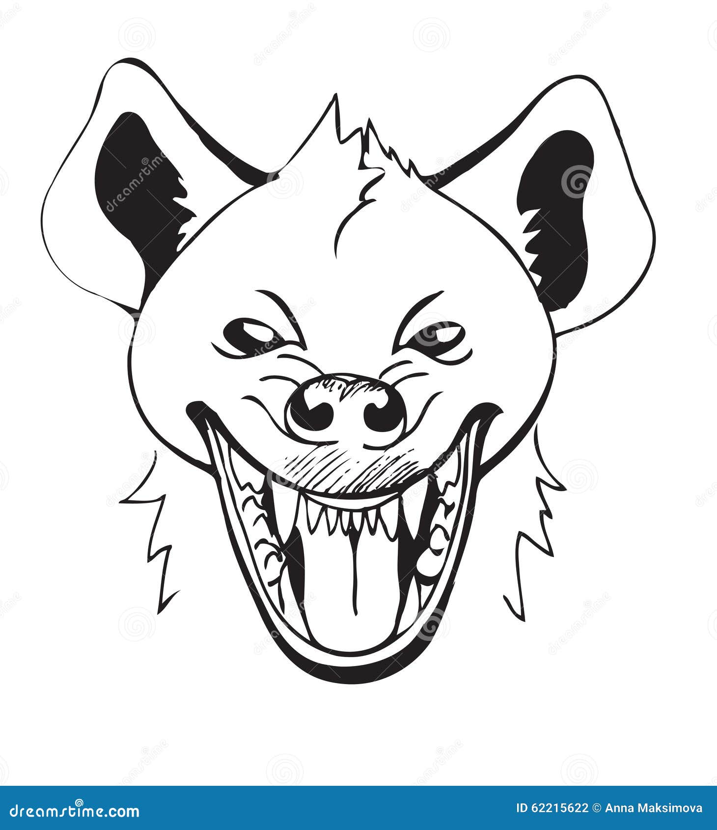 Laughing Hyena Cartoon Illustration | CartoonDealer.com #133757365