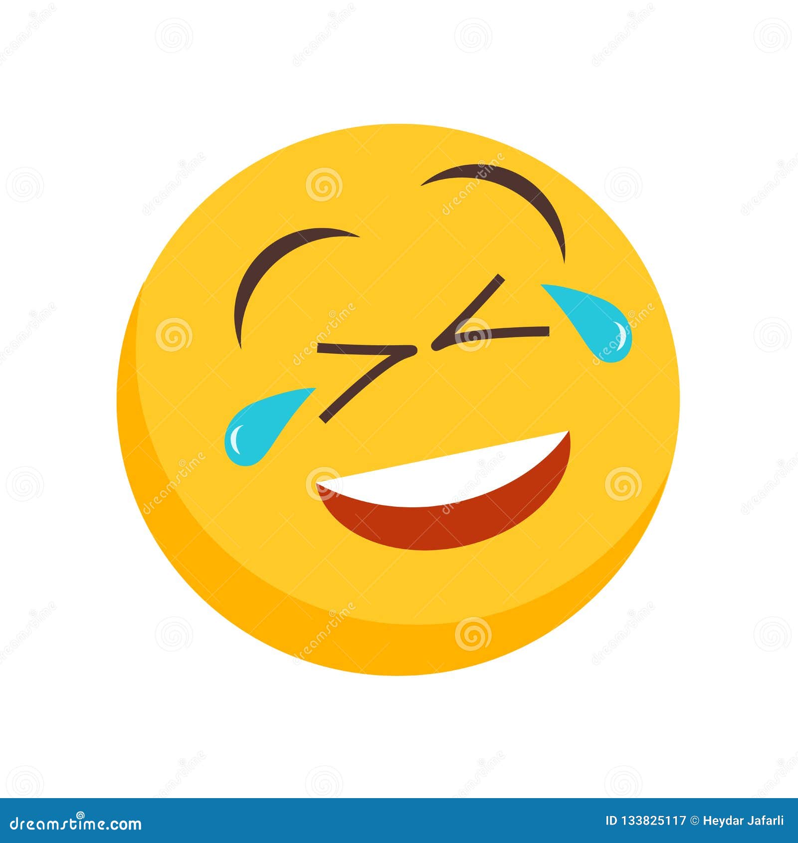 Laughing Icon Vector Isolated On White Background Laughing Sign Stock