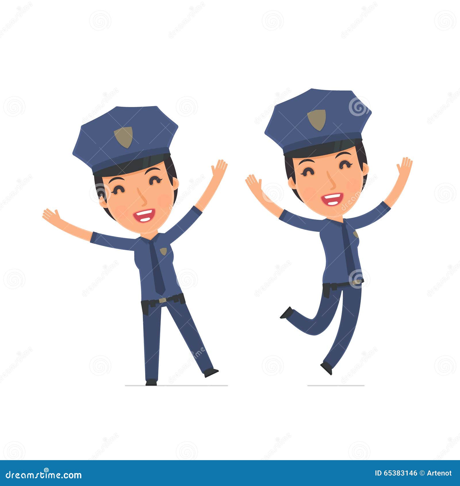 Laughing Detective Cartoon Character | CartoonDealer.com #135360283